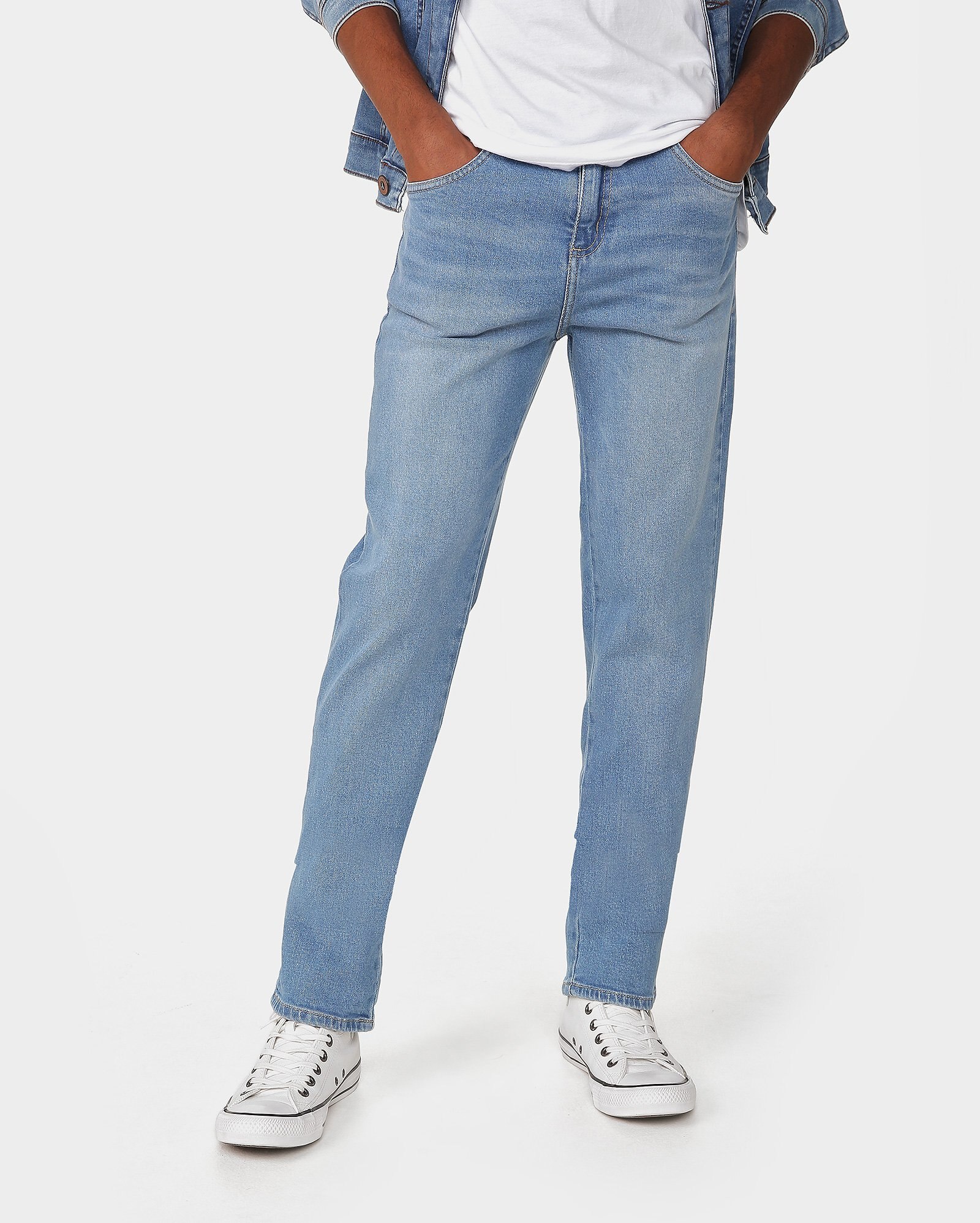 Riachuelo | Calça Jeans Juvenil Slim Estonada Denim Claro Tam 10 a 16 ...