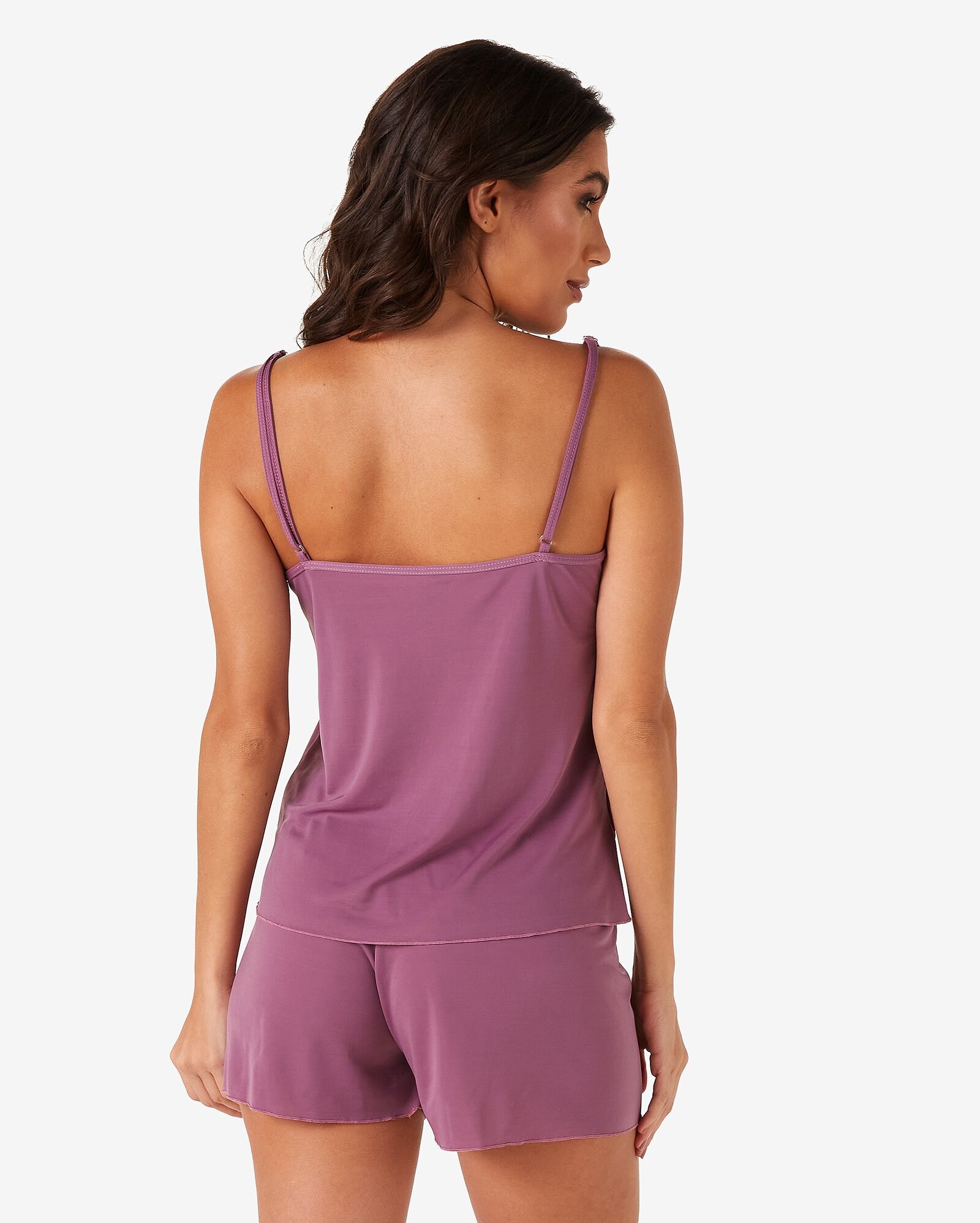 Riachuelo | Short Doll Feminino Malha Lilás Riachuelo