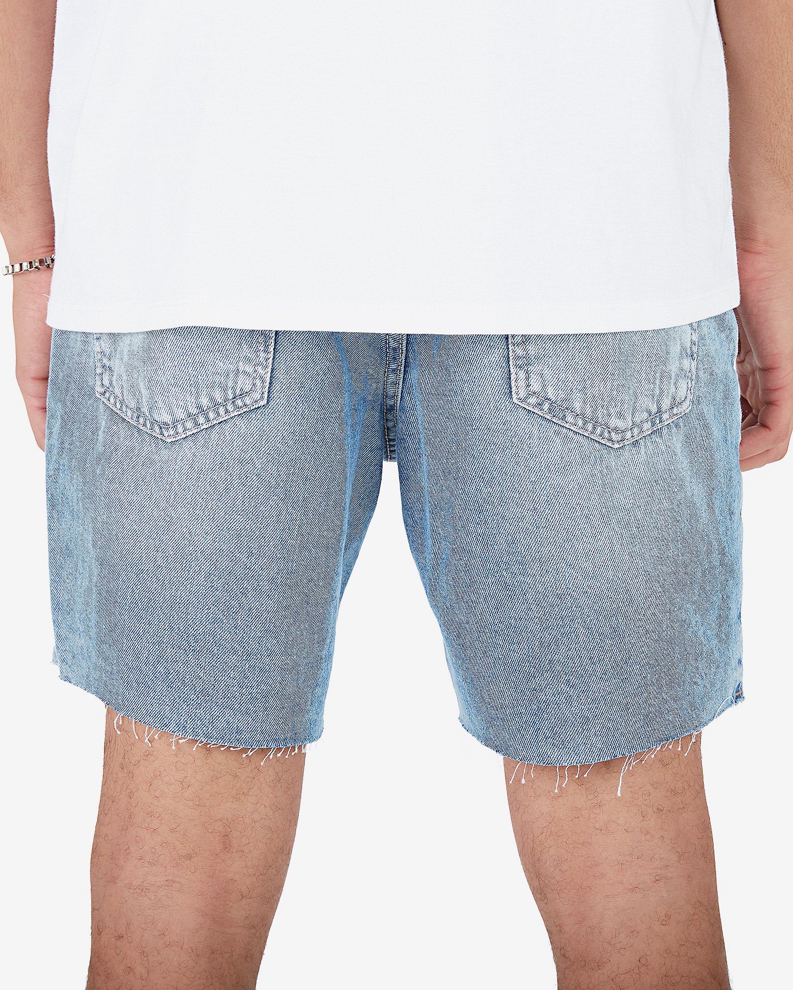 Riachuelo | Short Jeans Masculino Slim com Puídos Denim Claro Pool by ...