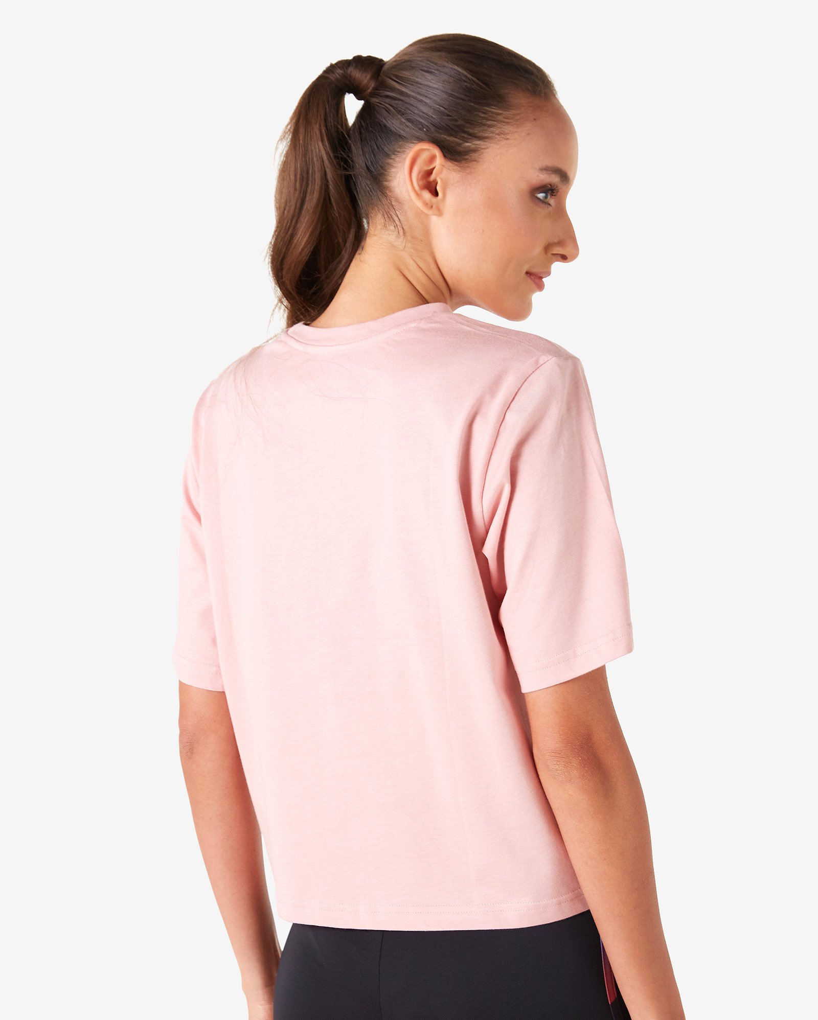 Riachuelo | Camiseta Esportiva Feminina Manga Curta Adidas Rosa Claro