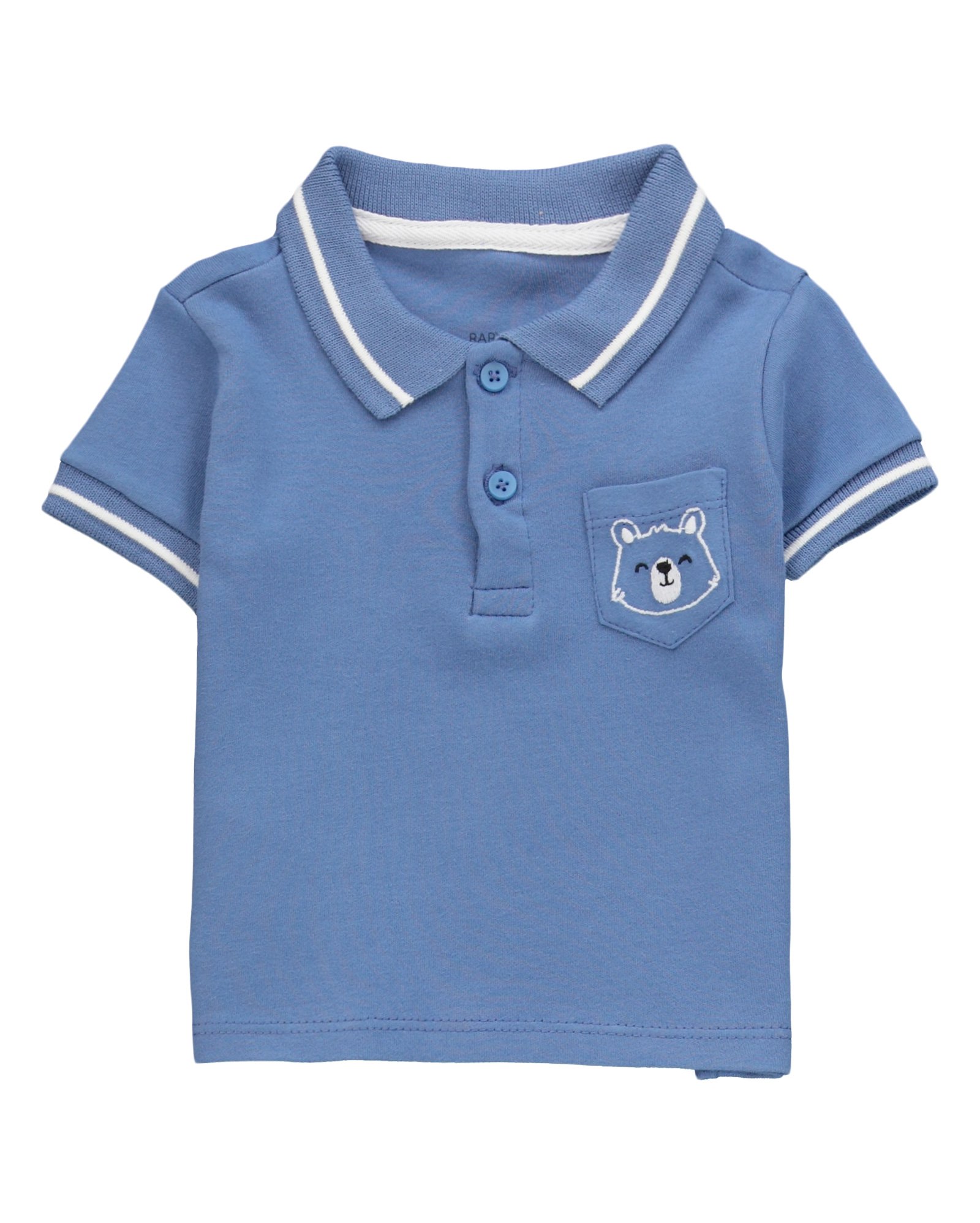 Riachuelo | Camisa Polo Bebê Azul Aço Tam 1 a 18 meses Baby Way By ...