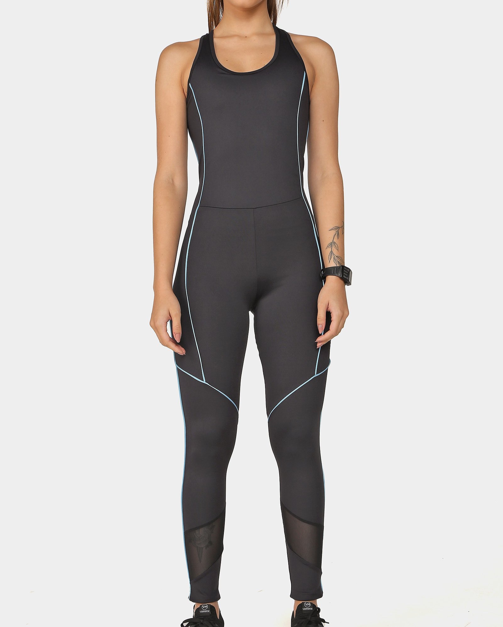 Riachuelo | Macacão esportivo feminino microfibra preto | BodyWork by ...