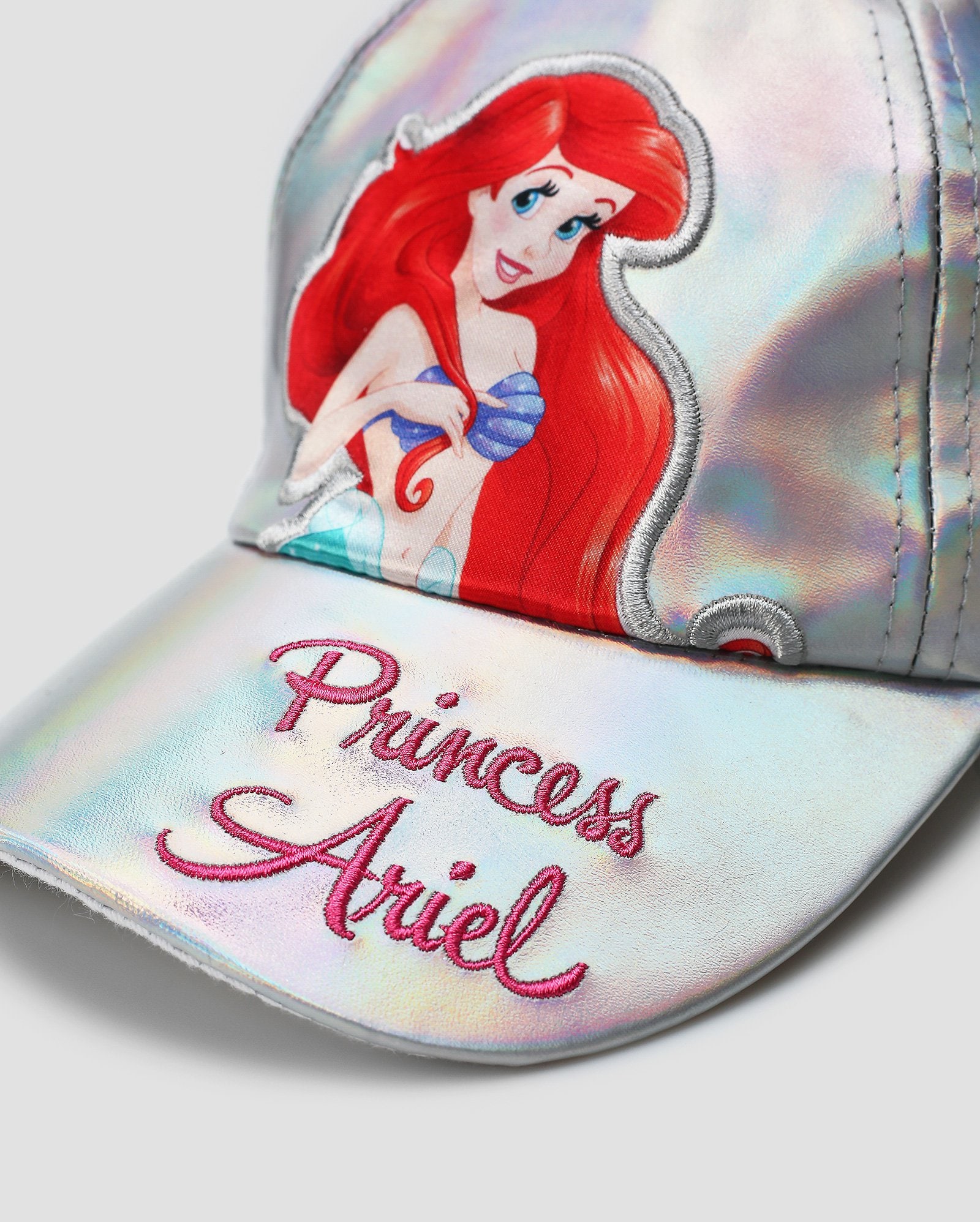 Riachuelo | Boné infantil metalizado Ariel prateado | Disney