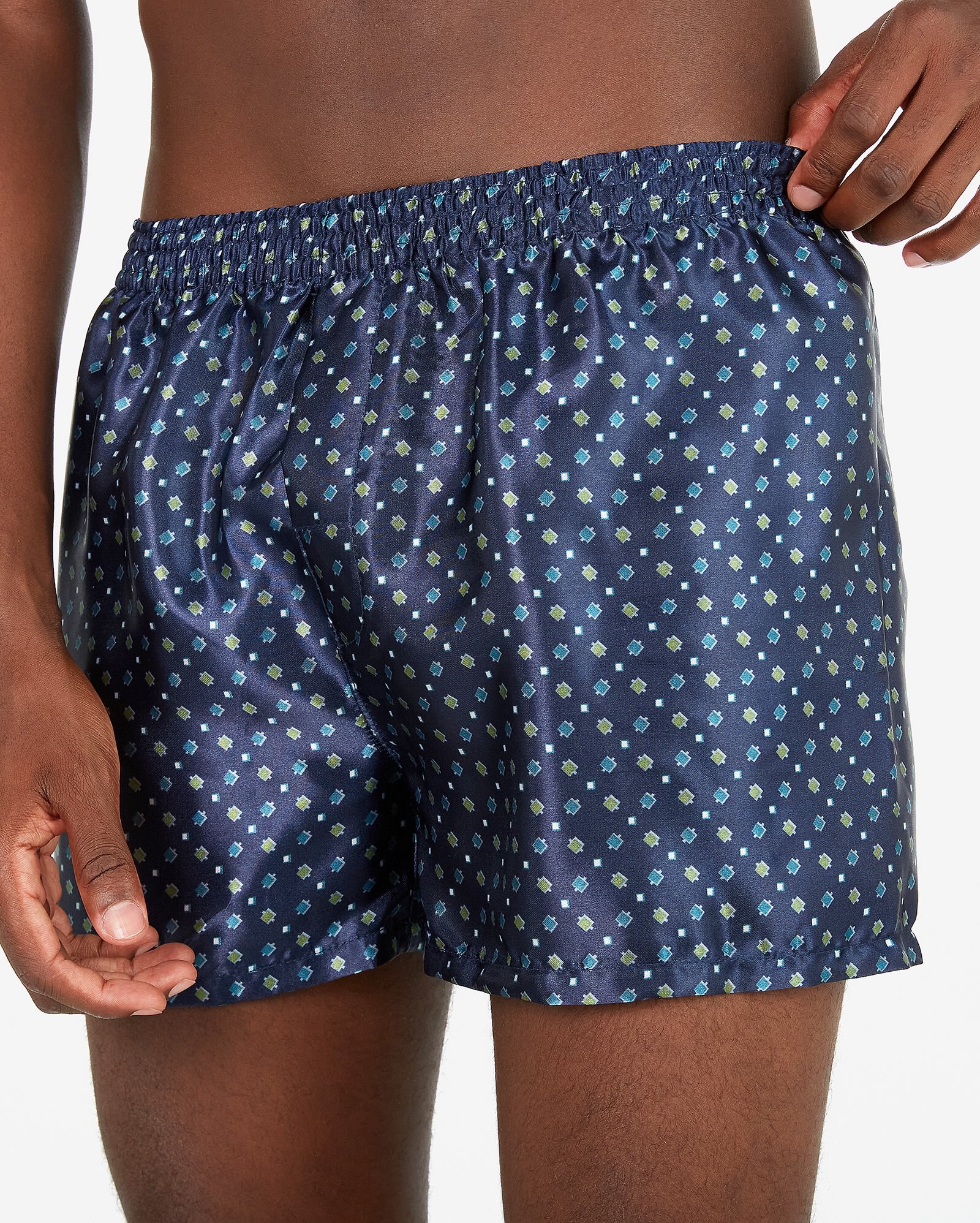 Riachuelo | Cueca Samba Canção Geométrica Azul Marinho Veja