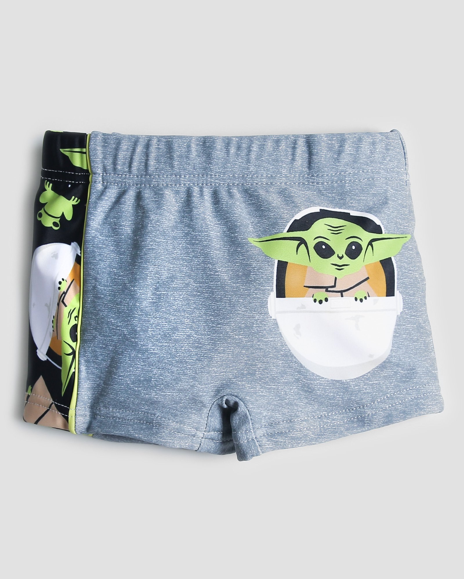Riachuelo | Sunga infantil boxer baby Yoda cinza | Star Wars