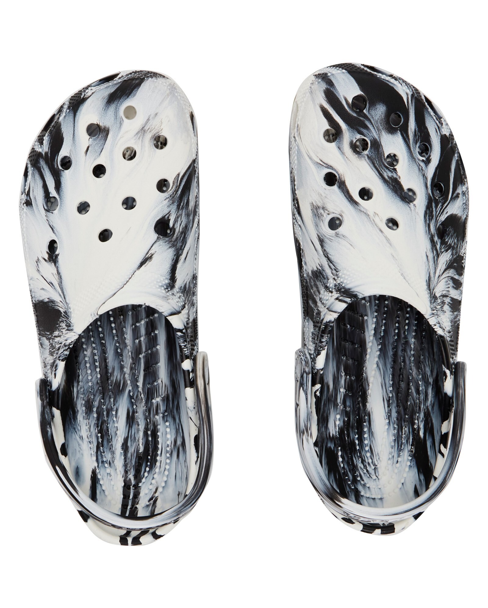 Riachuelo | Sandália Clog Infantil Classic Marbled Crocs Preto/Branco