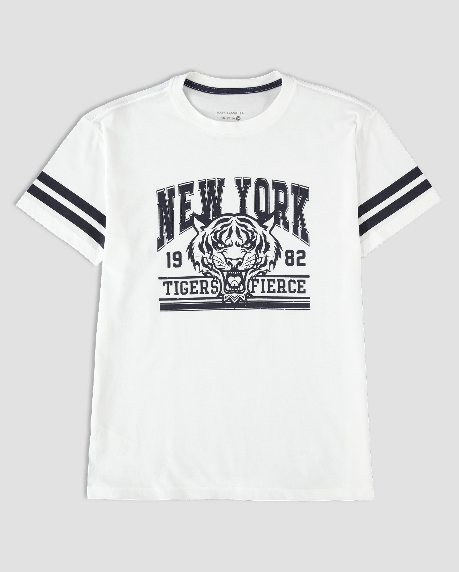 Riachuelo | Camiseta Juvenil New York Tigers Fierce Branco Tam 10 a 16 ...