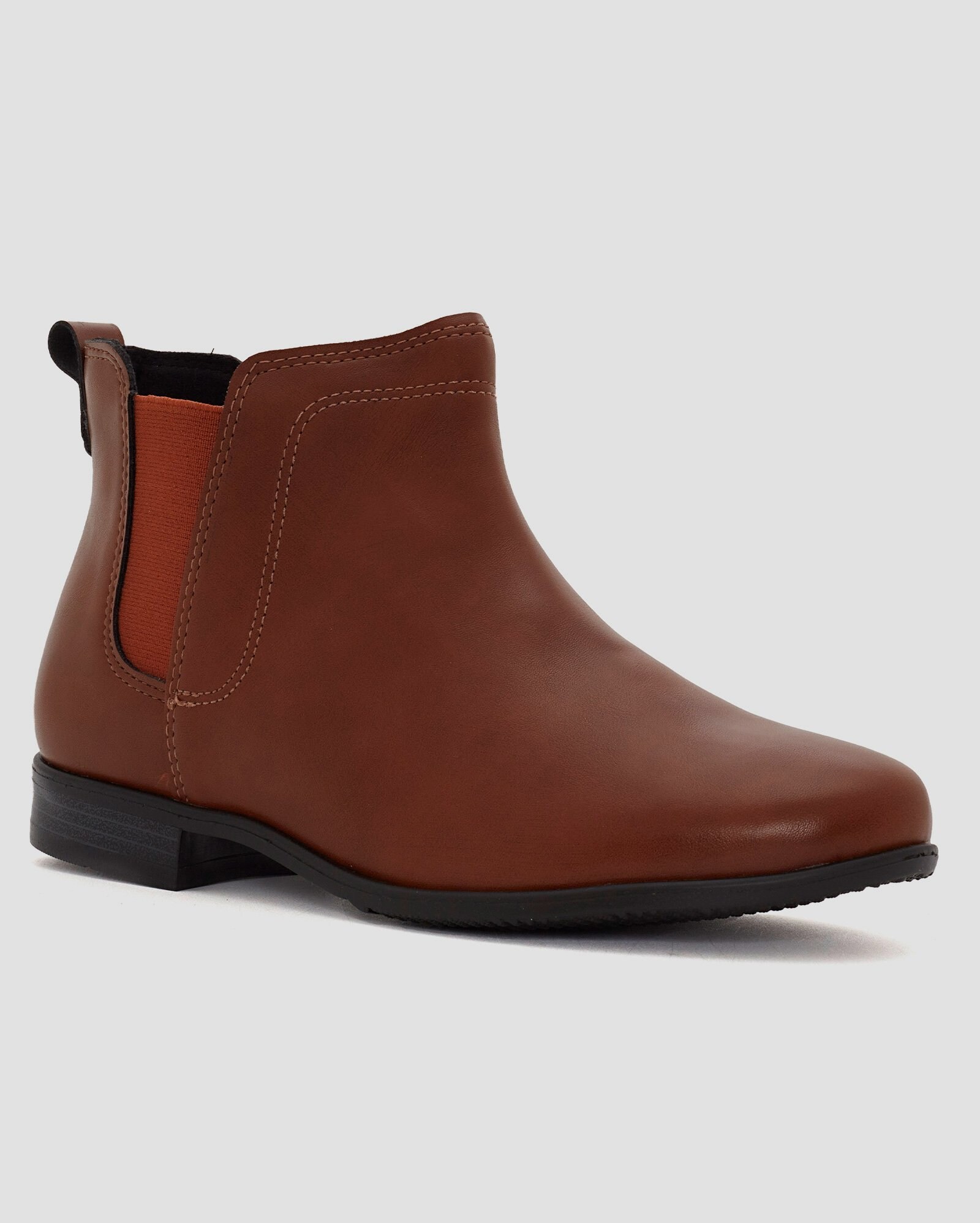 Riachuelo | Bota Feminina Cano Baixo Salto Moleca Marrom Riachuelo
