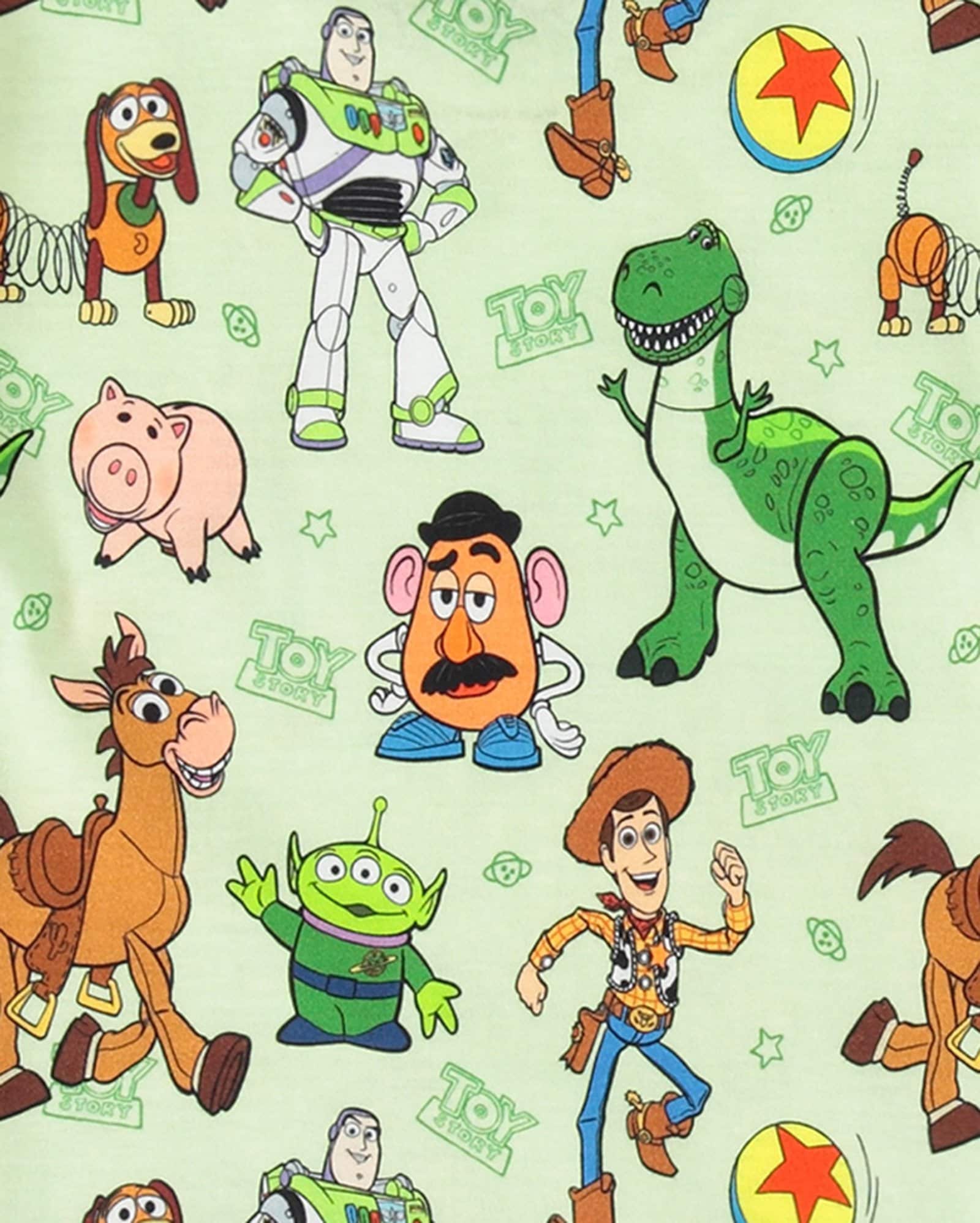 Riachuelo | Camiseta Infantil Manga Curta Toy Story Verde Claro Tam 1 a 6