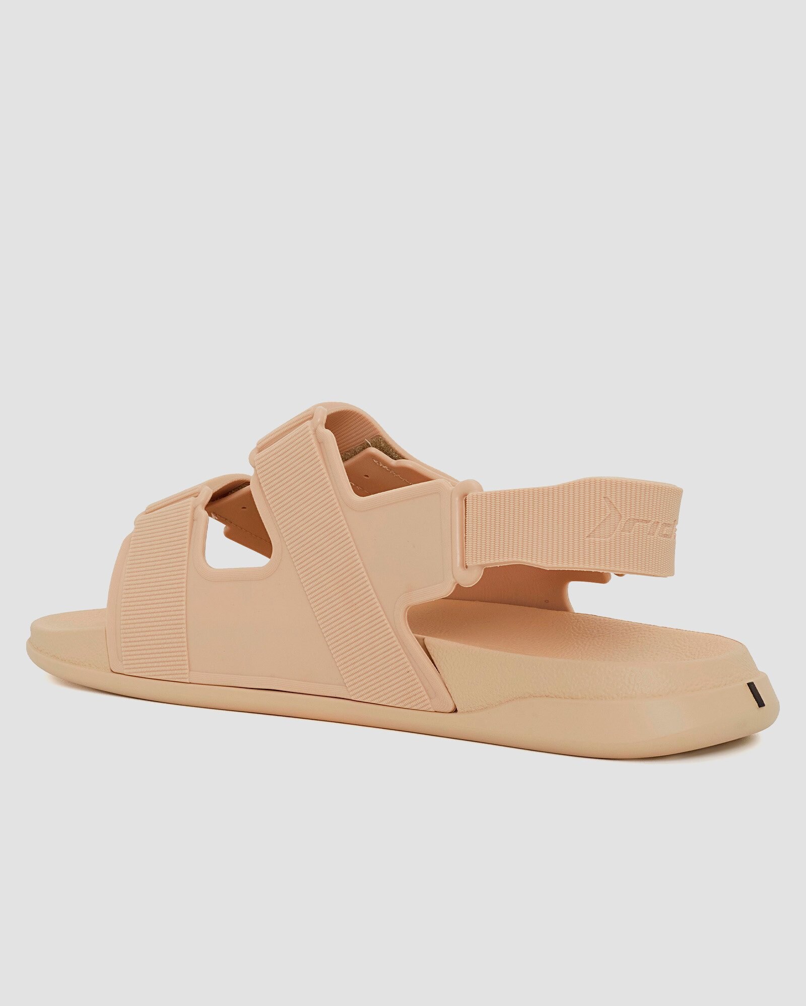 Riachuelo | Sandália Papete 2 Straps Rider Bege