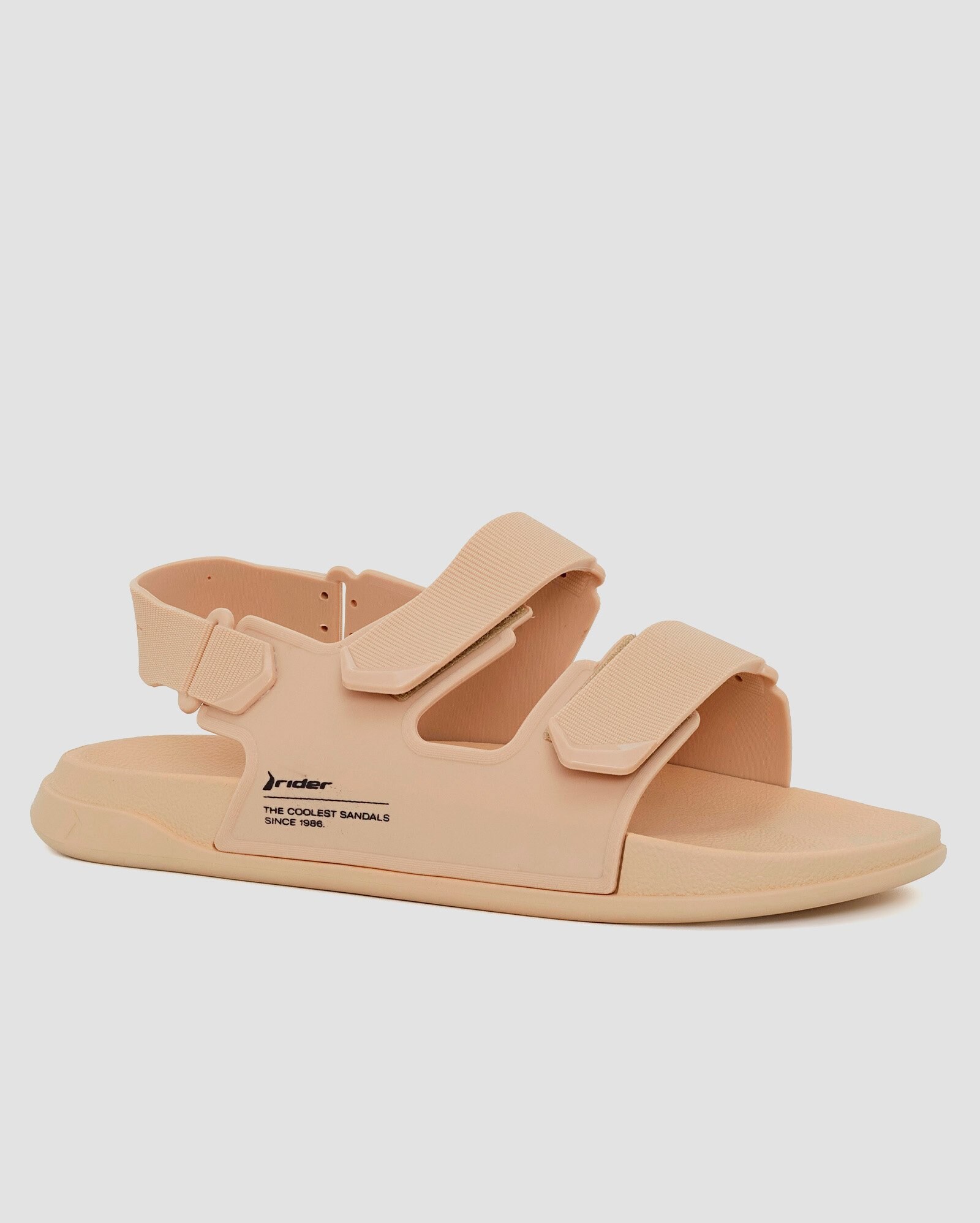 Riachuelo | Sandália Papete 2 Straps Rider Bege