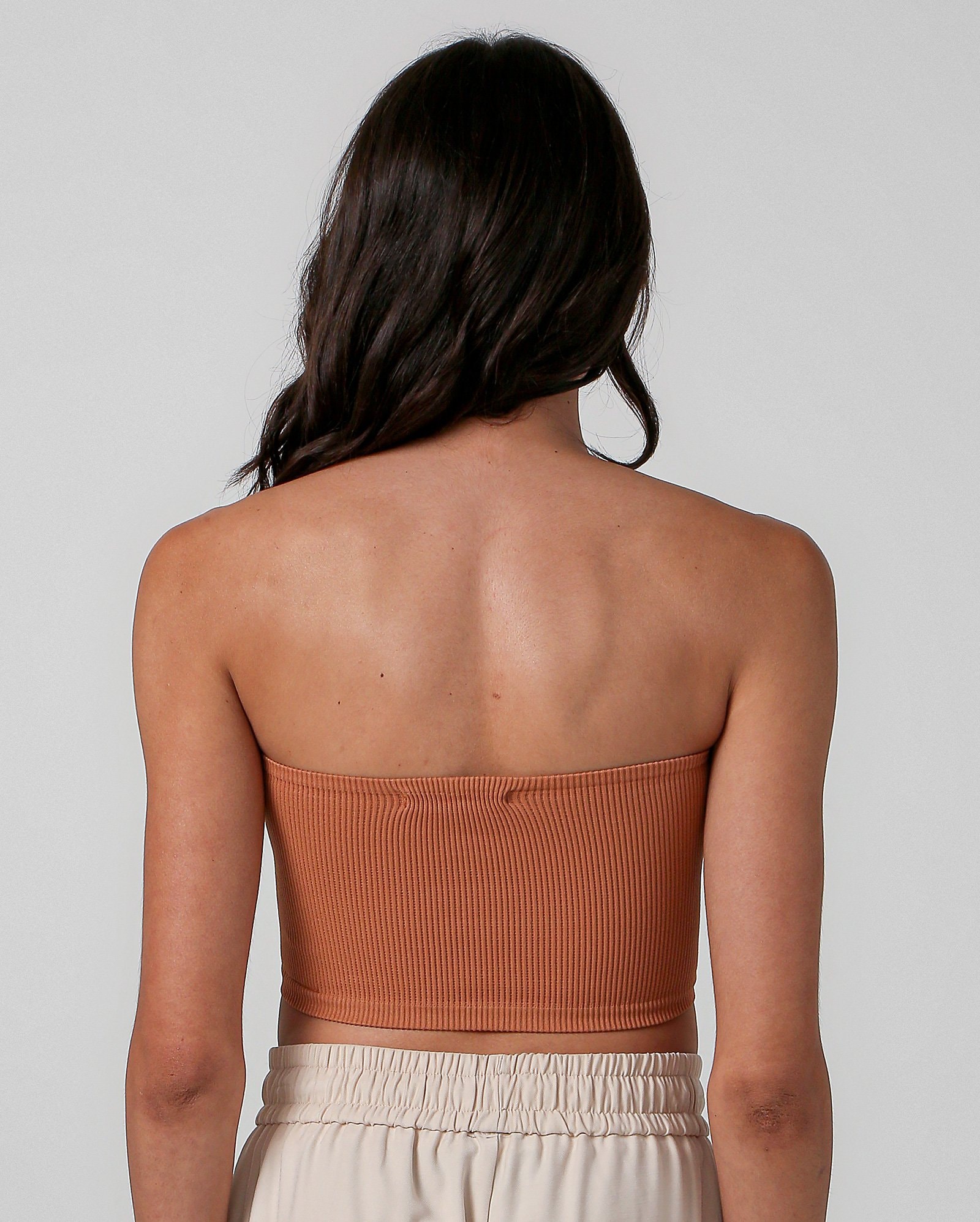 Riachuelo | Top faixa Carol canelado sem costura laranja - Laranja Telha | Pool Basics by Riachuelo