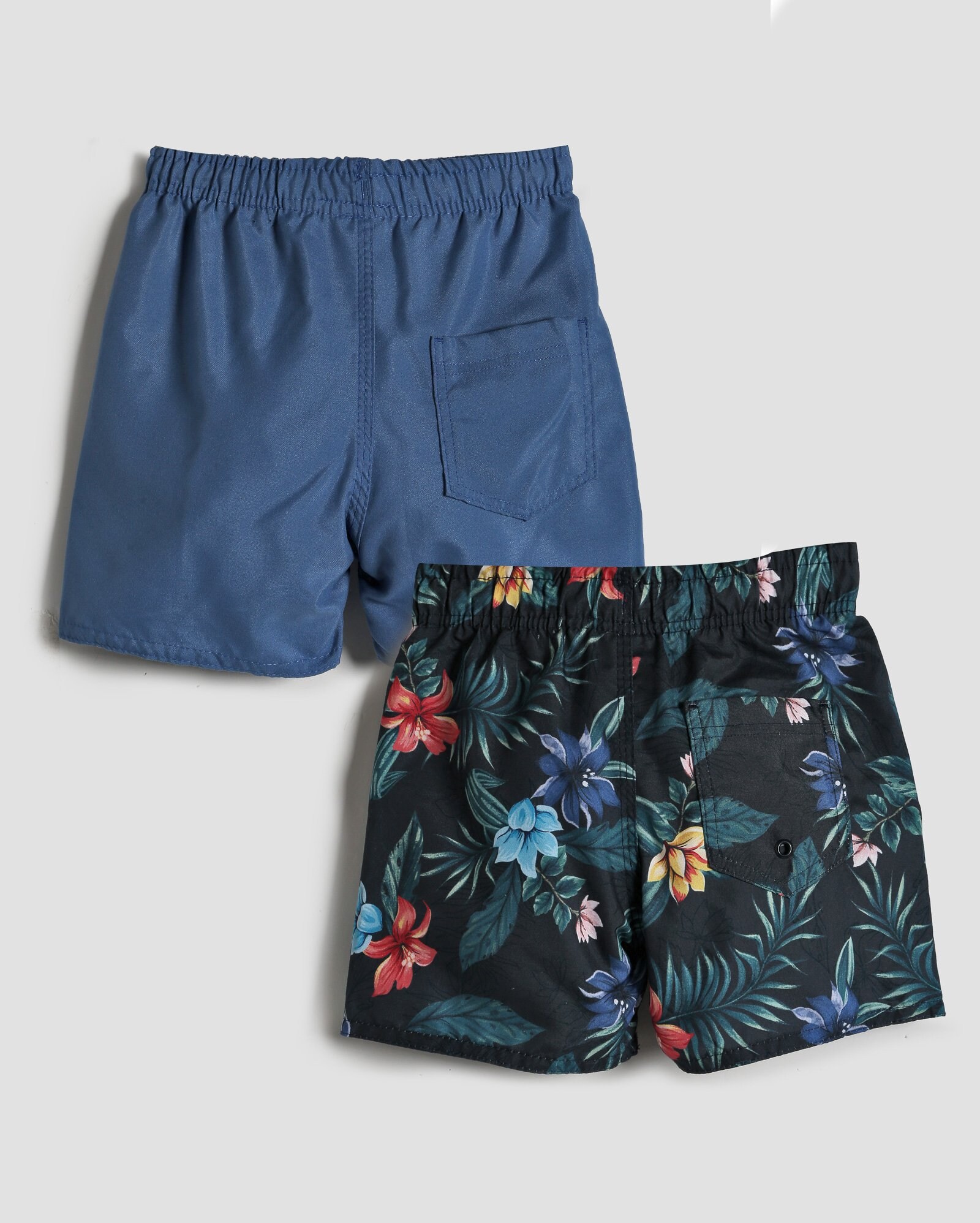 Riachuelo | Kit bermuda infantil 2 peças floral azul | Pool by Riachuelo