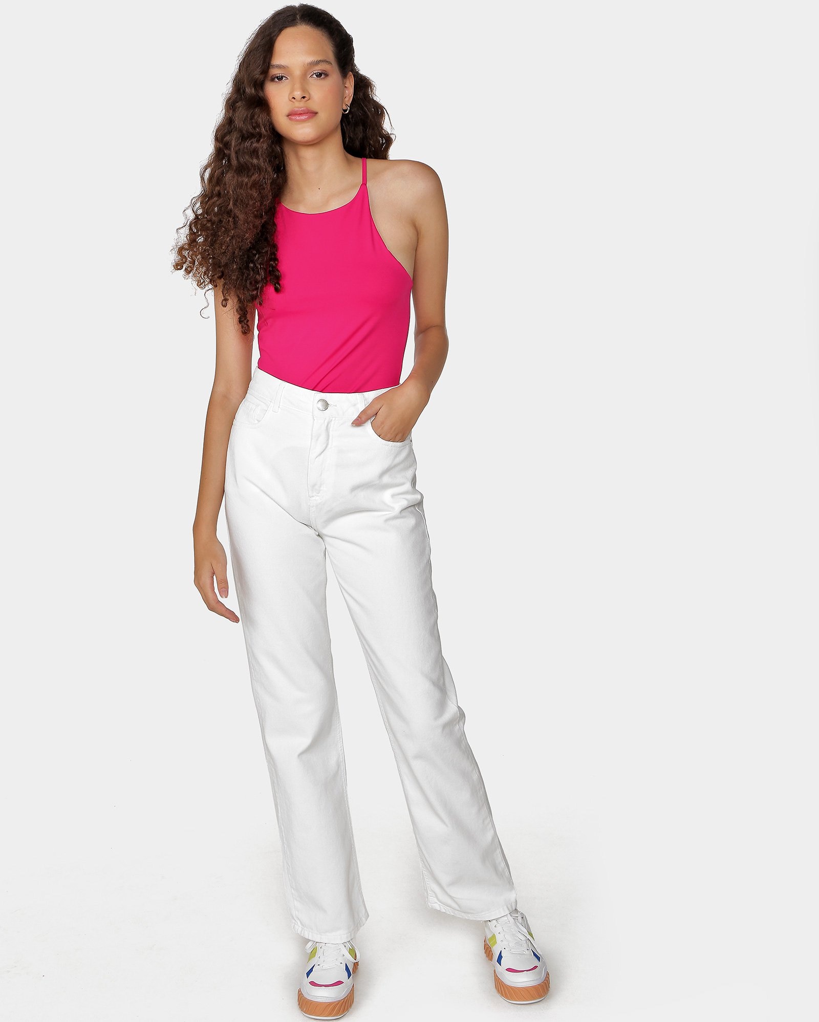 Riachuelo | Blusa Feminina Trapézio Microfibra Rosa Pink Pool Basics by Riachuelo