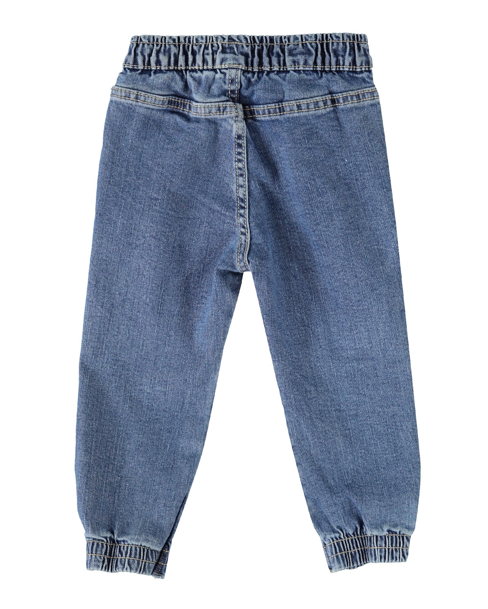 Riachuelo | Calça Jeans Infantil Jogger Amarração Denim Claro Tam 1 a 4 ...