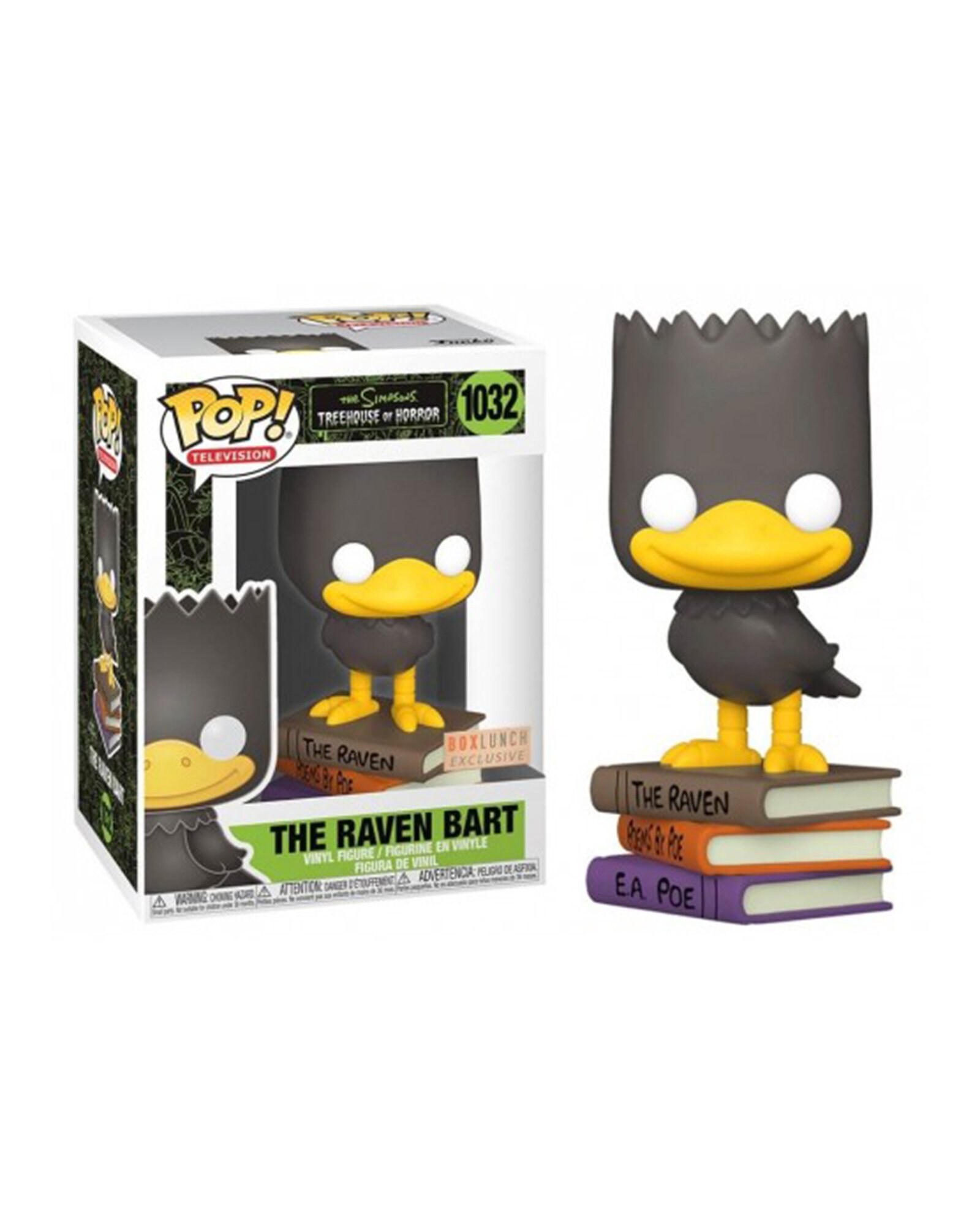 Funko Pop The Raven Bart The Simpsons Threehouse Of Horror 1032 ...