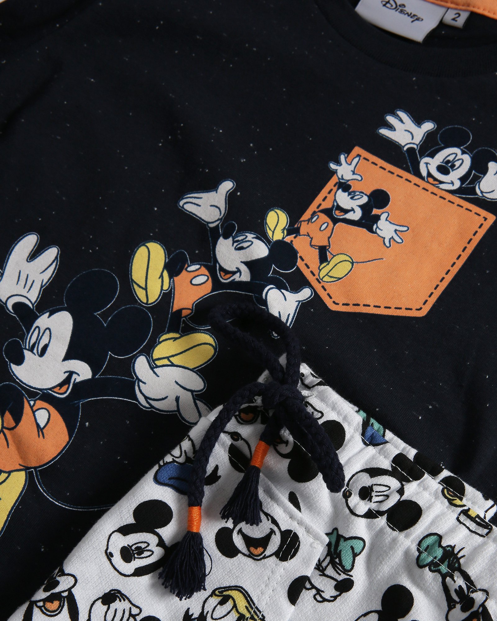 Riachuelo | Conjunto curto infantil 2 peças Mickey Mouse azul | Disney