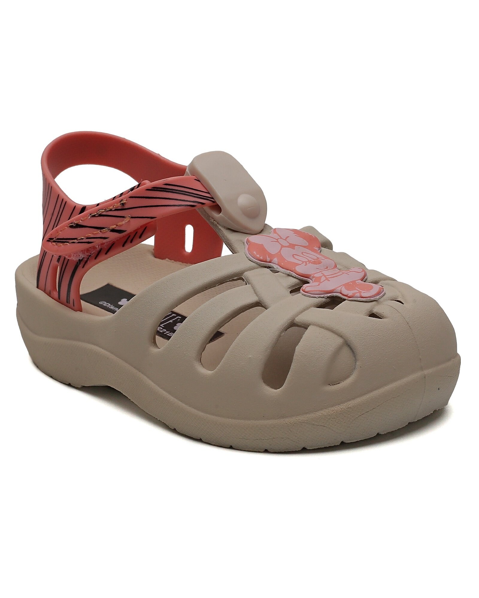 Riachuelo | Sandália Clog Infantil Minnie Grendene Bege/Rosa