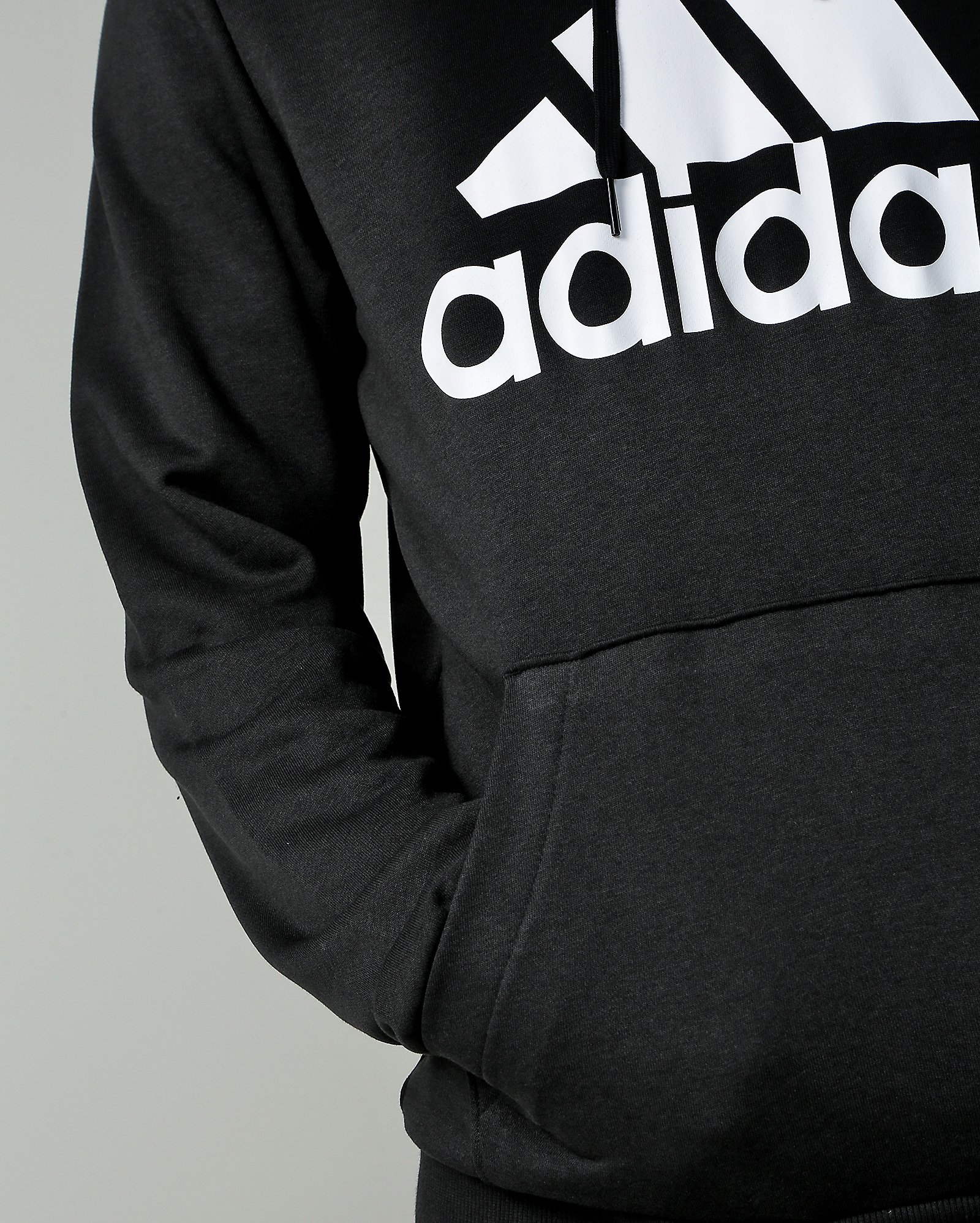 Riachuelo | Blusa de Moletom Esportiva Masculina com Capuz Adidas Preto