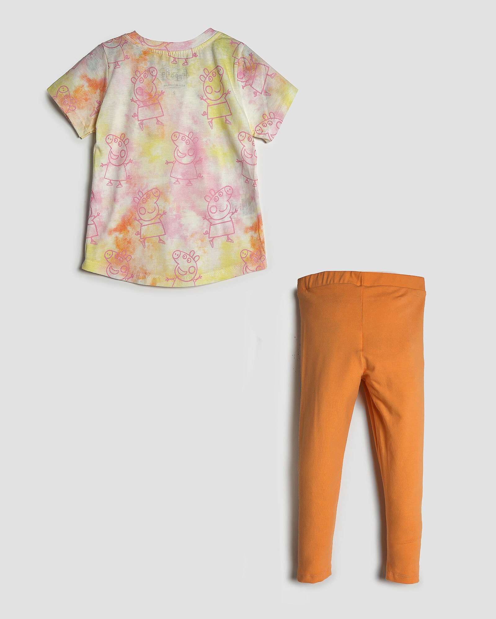 Riachuelo | Conjunto infantil Peppa Pig camiseta e calça 1-6A laranja ...