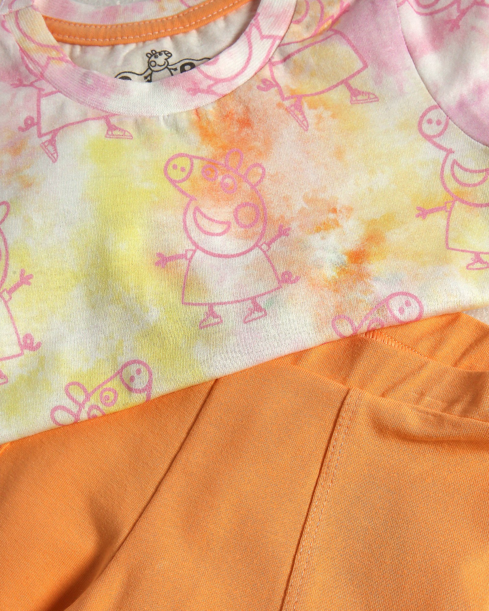 Riachuelo | Conjunto infantil Peppa Pig camiseta e calça 1-6A laranja ...