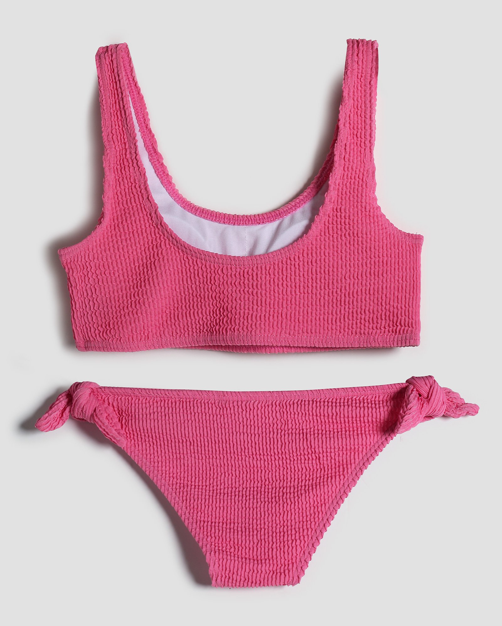 Riachuelo Biquini Juvenil Texturizado Com Bojo Rosa Accessori By Riachuelo