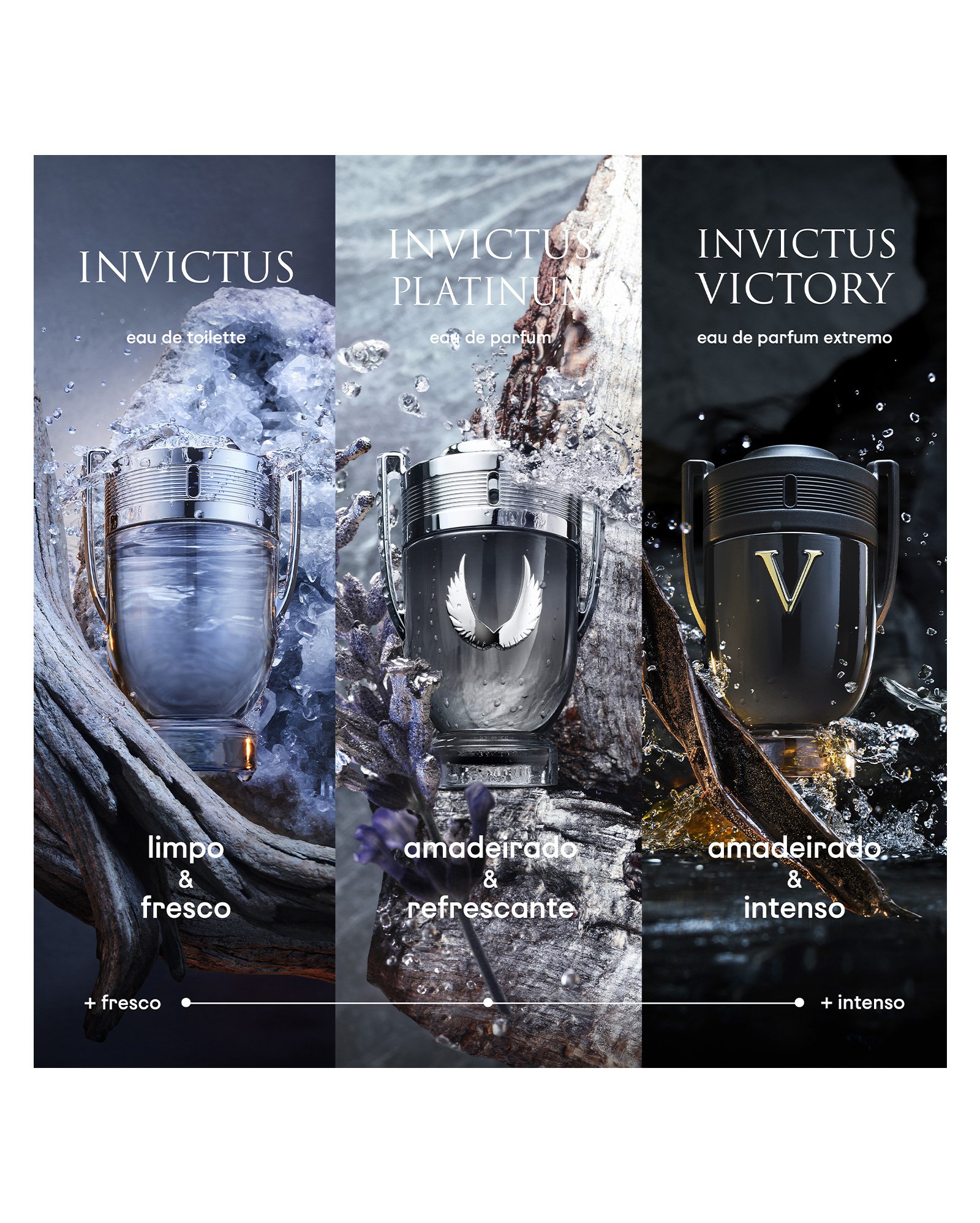 Riachuelo | Perfume Invictus Platinum Rabanne Masculino Eau de Parfum 50ml