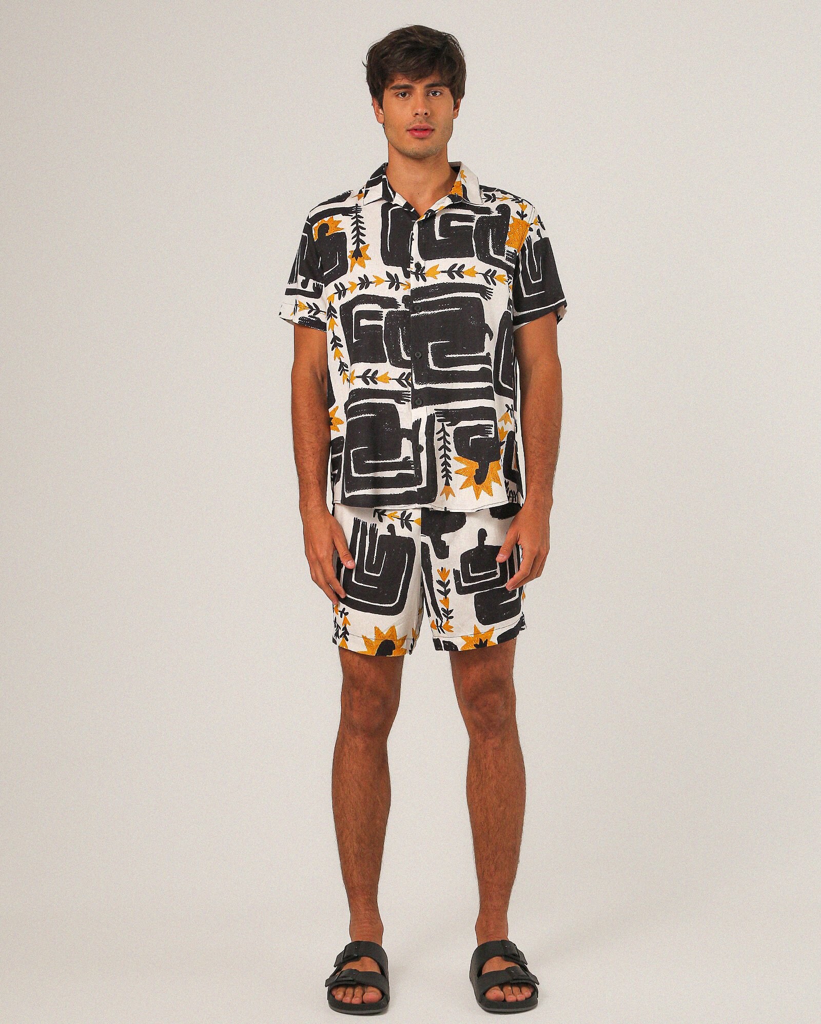 Riachuelo | Camisa masculina florescer off white | Riachuelo + Incerti