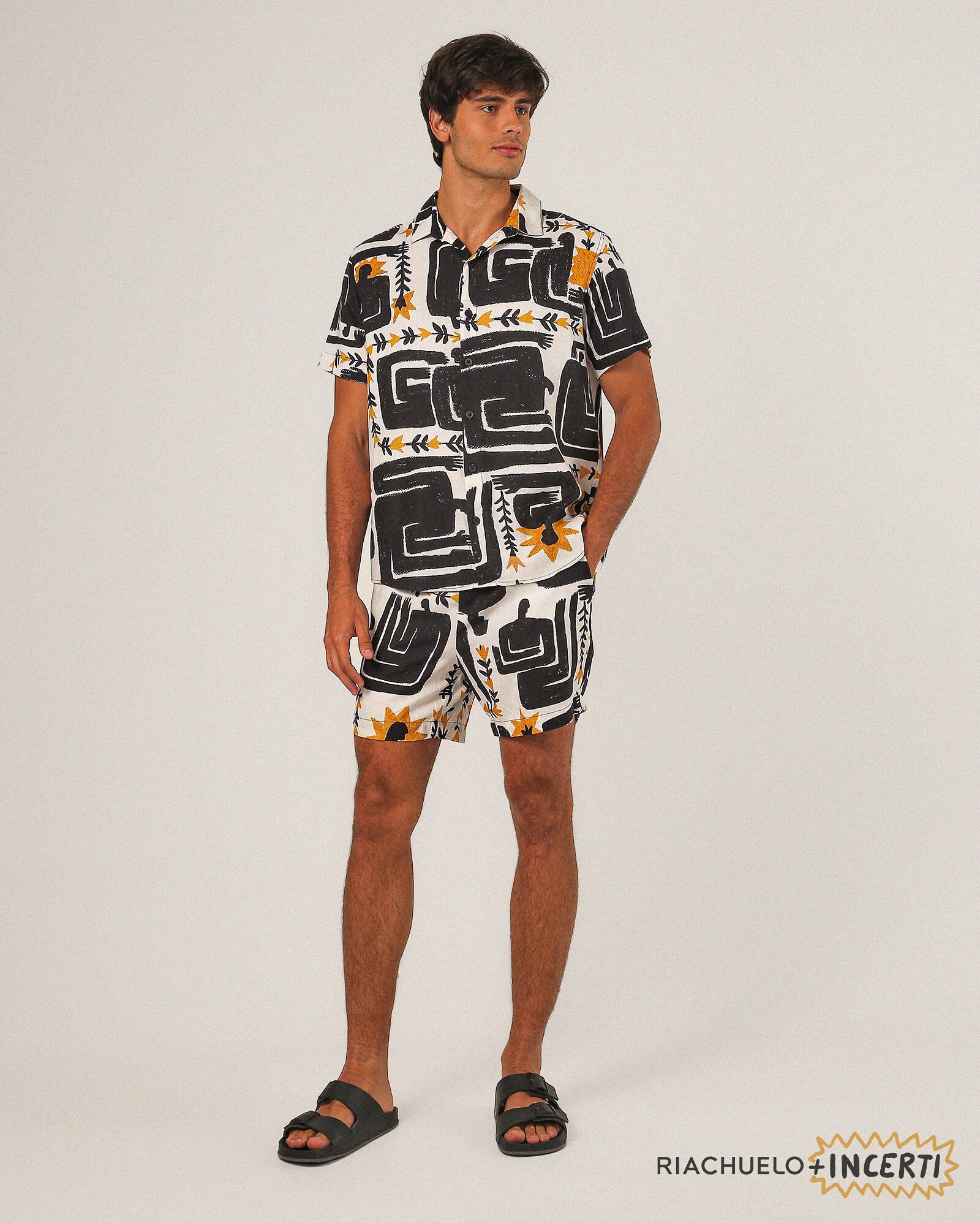 Riachuelo | Camisa masculina florescer off white | Riachuelo + Incerti