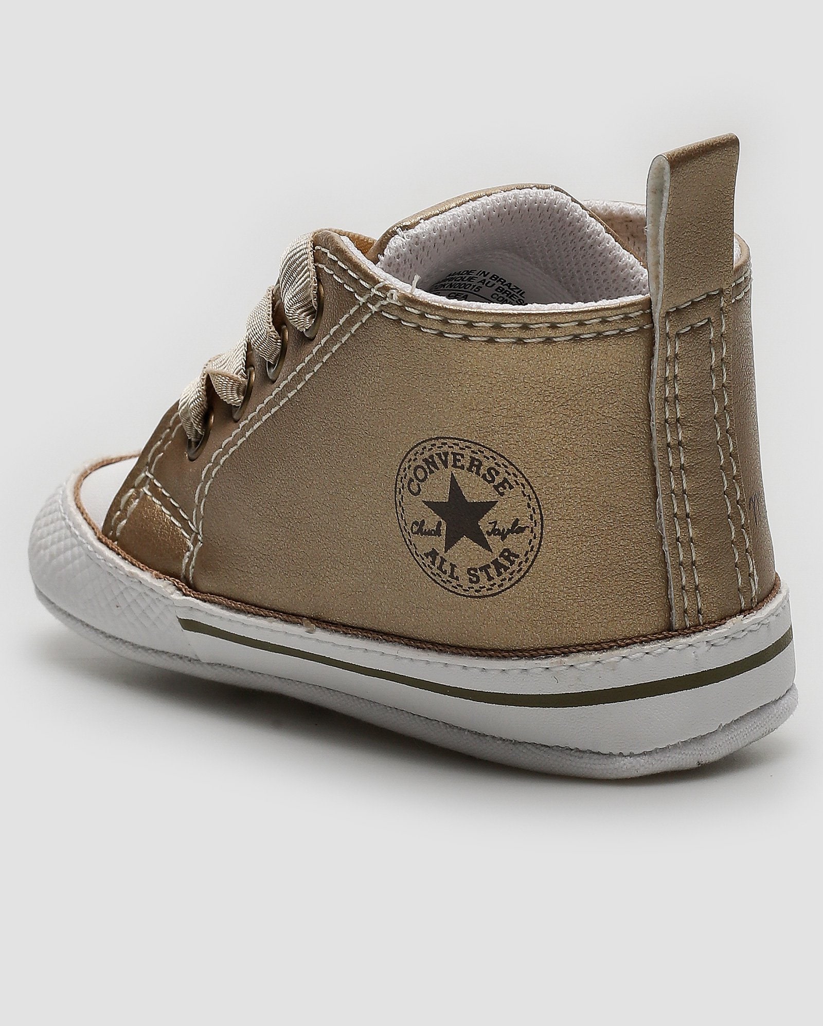 Riachuelo | Tênis Chuck Taylor cano alto dourado | Converse All Star