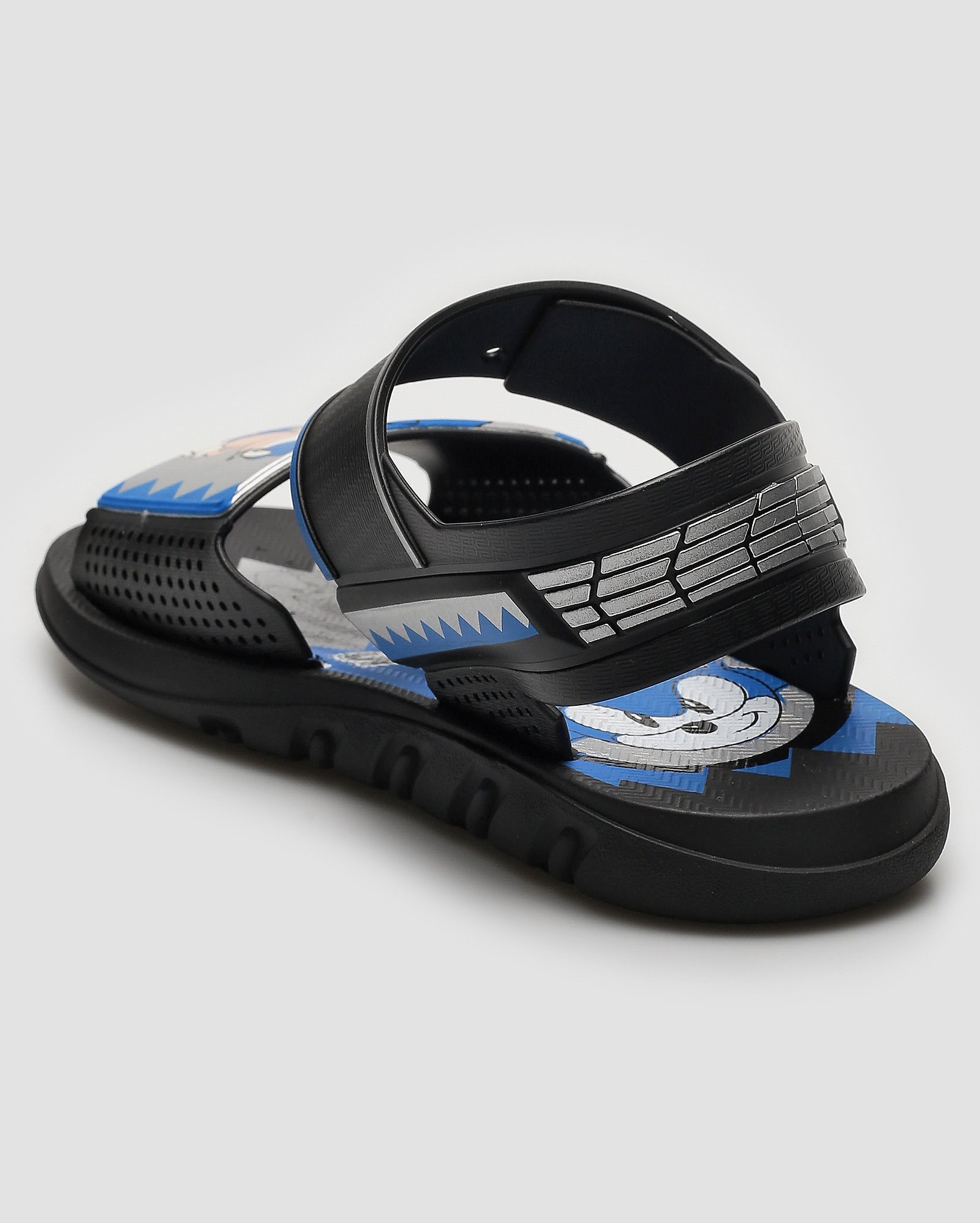 Riachuelo | Sandália papete juvenil Sonic preto | Grendene