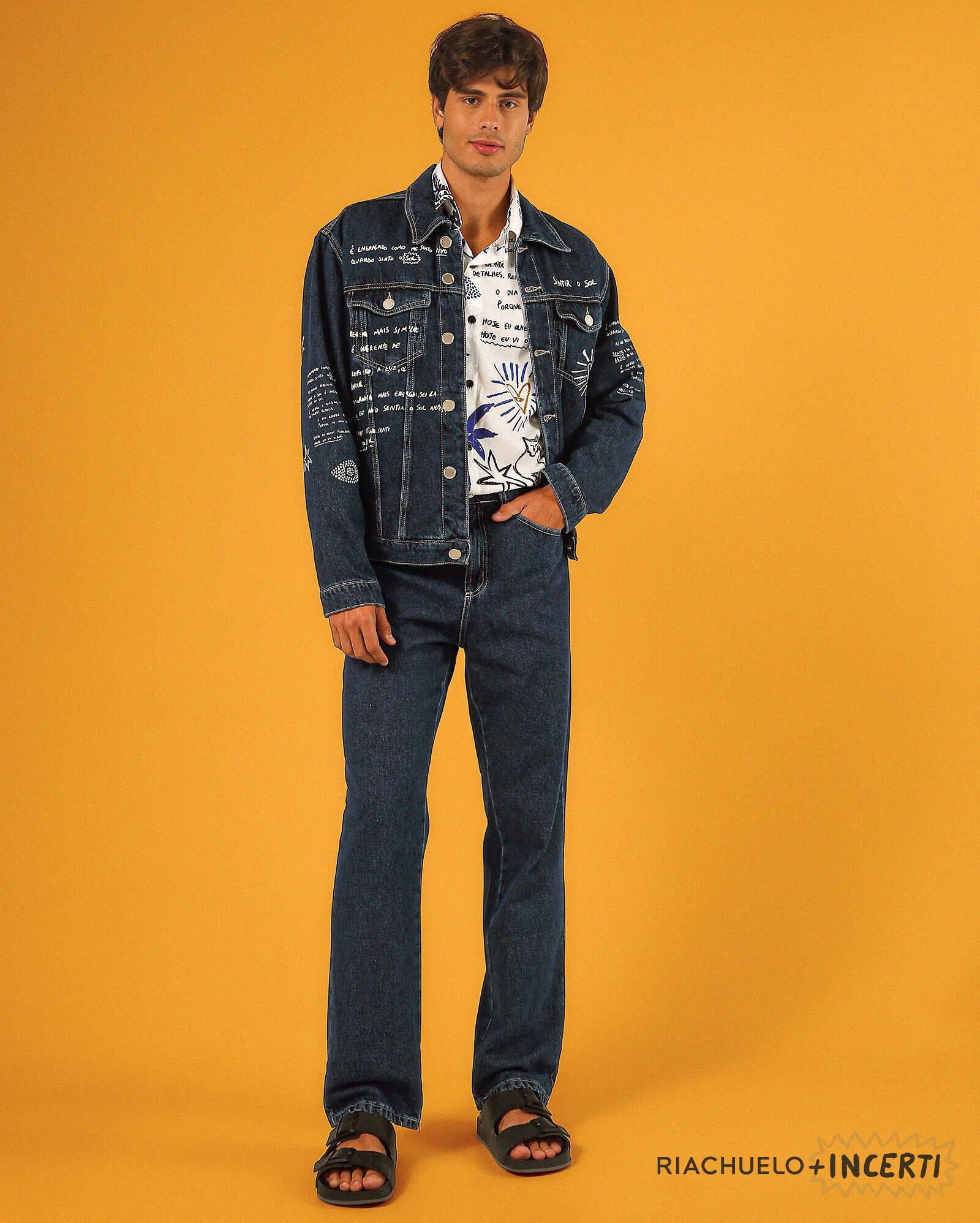 Riachuelo | Calça jeans masculina reta denim médio | Riachuelo + Incerti