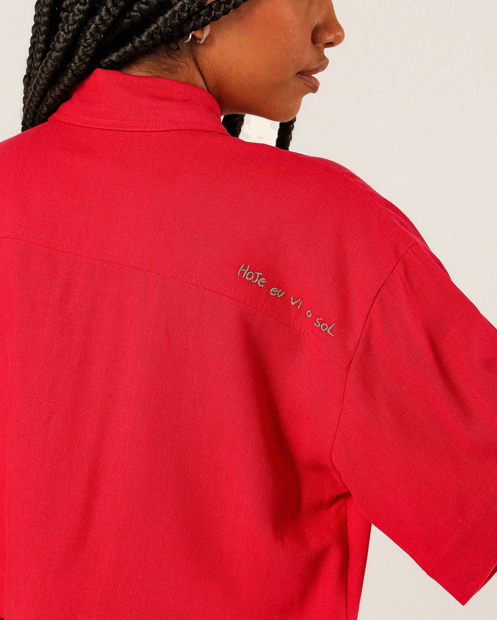 Riachuelo | Camisa cropped manga curta rosa | Riachuelo + Incerti