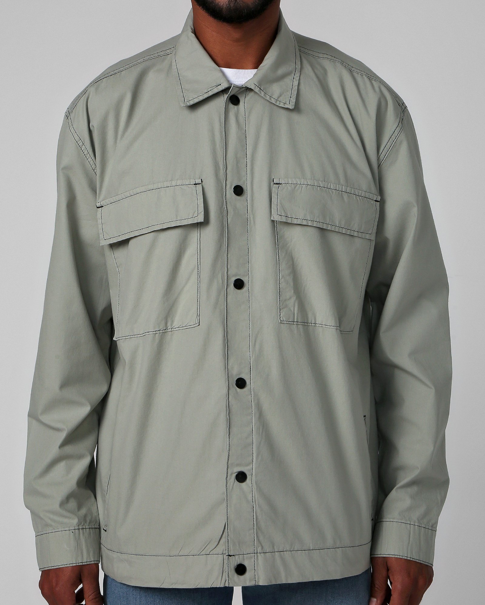 Riachuelo | Jaqueta jeans color masculina militar verde | Pool by Riachuelo