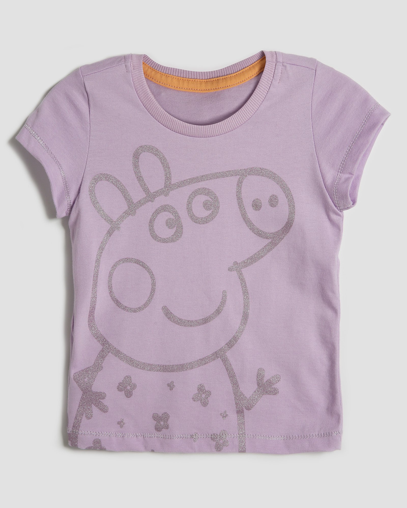 Riachuelo | Camiseta infantil Peppa Pig lilás | Discovery Kids