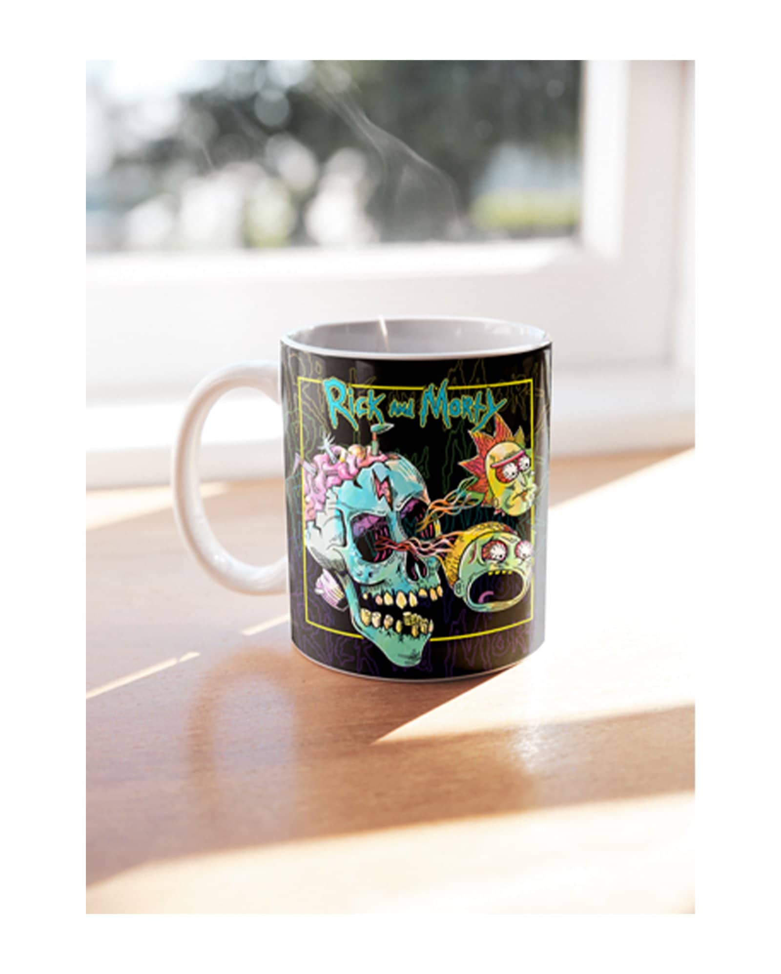 Riachuelo | Caneca caveira Rick and Morty preta | Cartoon Network