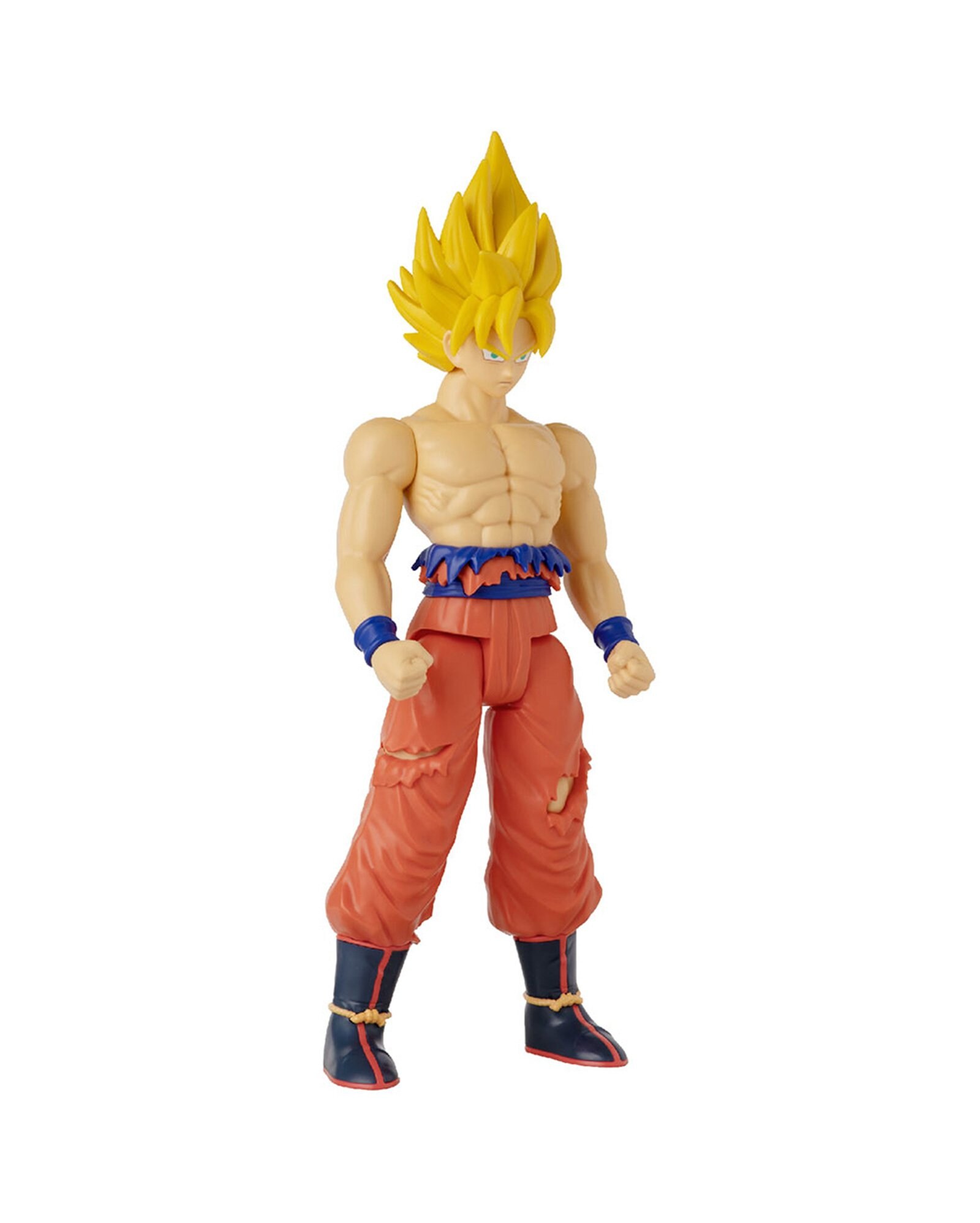 Riachuelo | Boneco Super Saiyan Goku Battle Damage vermelho | Dragon Ball Z