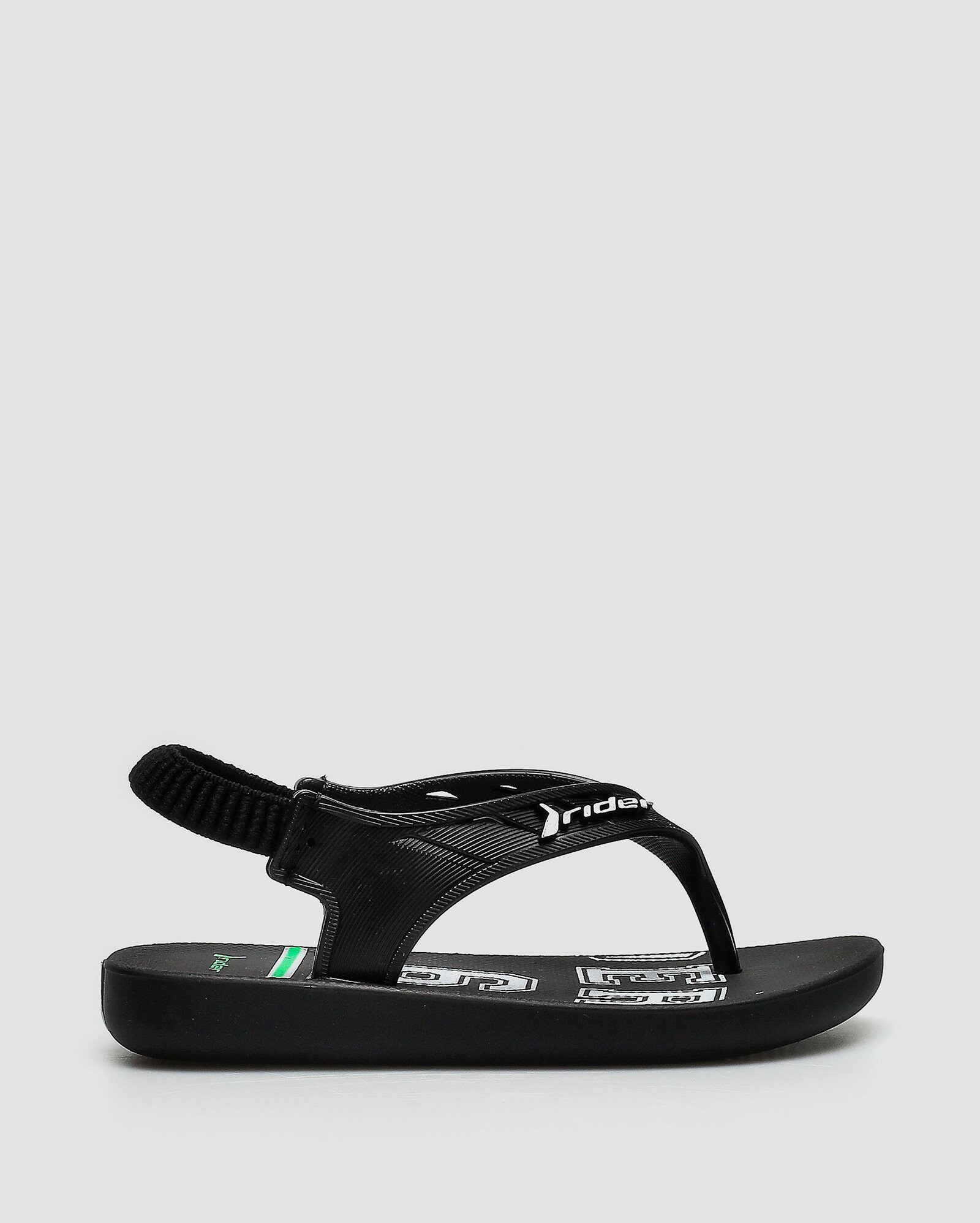 Riachuelo | Chinelo infantil Rider 86 com elástico preto | Grendene