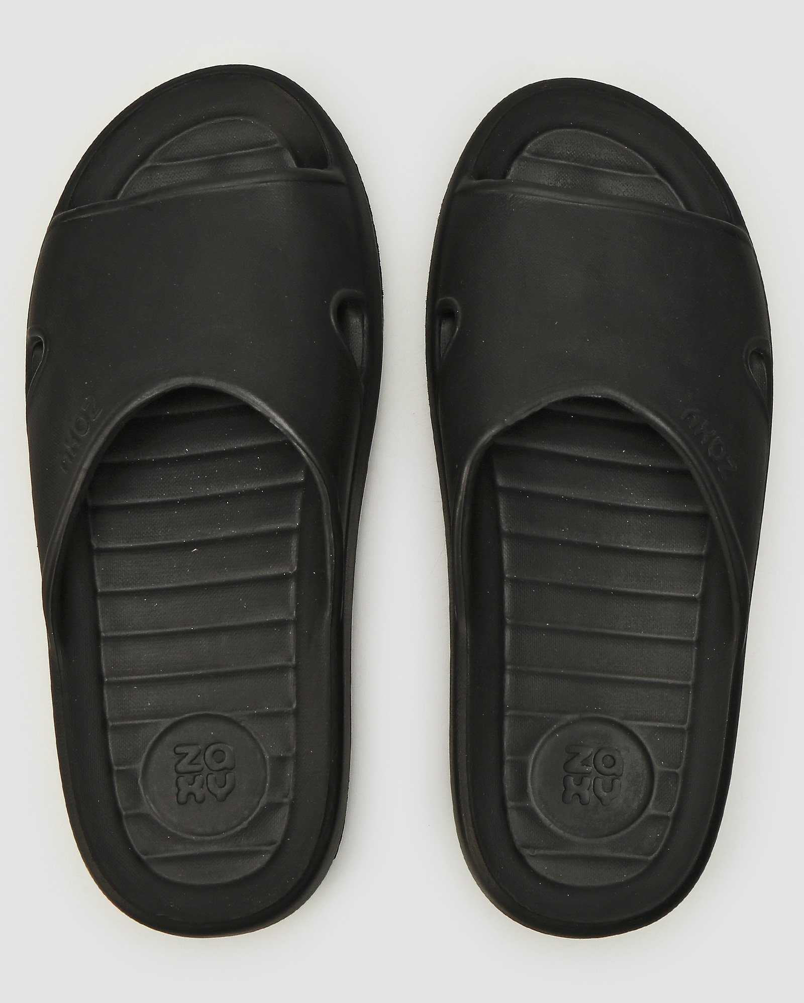 Riachuelo | Chinelo feminino slide nuvem Zaxy preto | Grendene