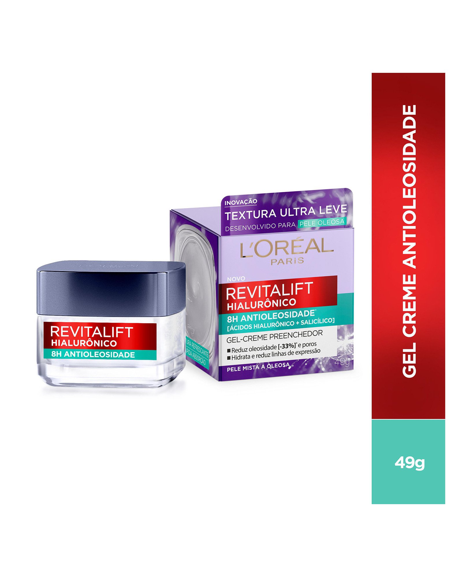 Riachuelo | Gel creme hidratante Revitalift Hialurônico 49g | L'Oréal Paris