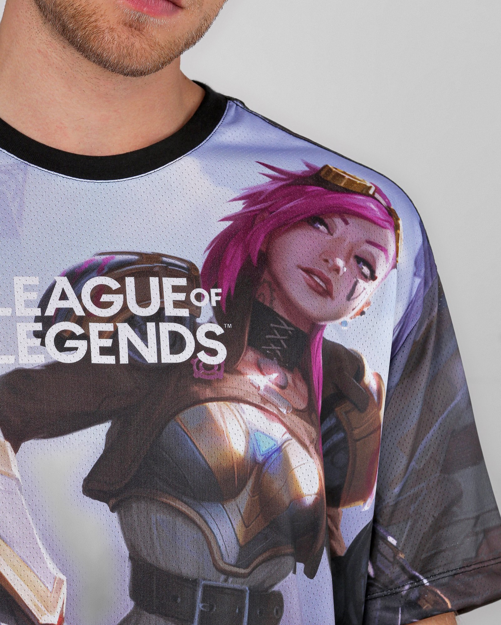 Riachuelo | Camiseta masculina Vi League of Legends preta