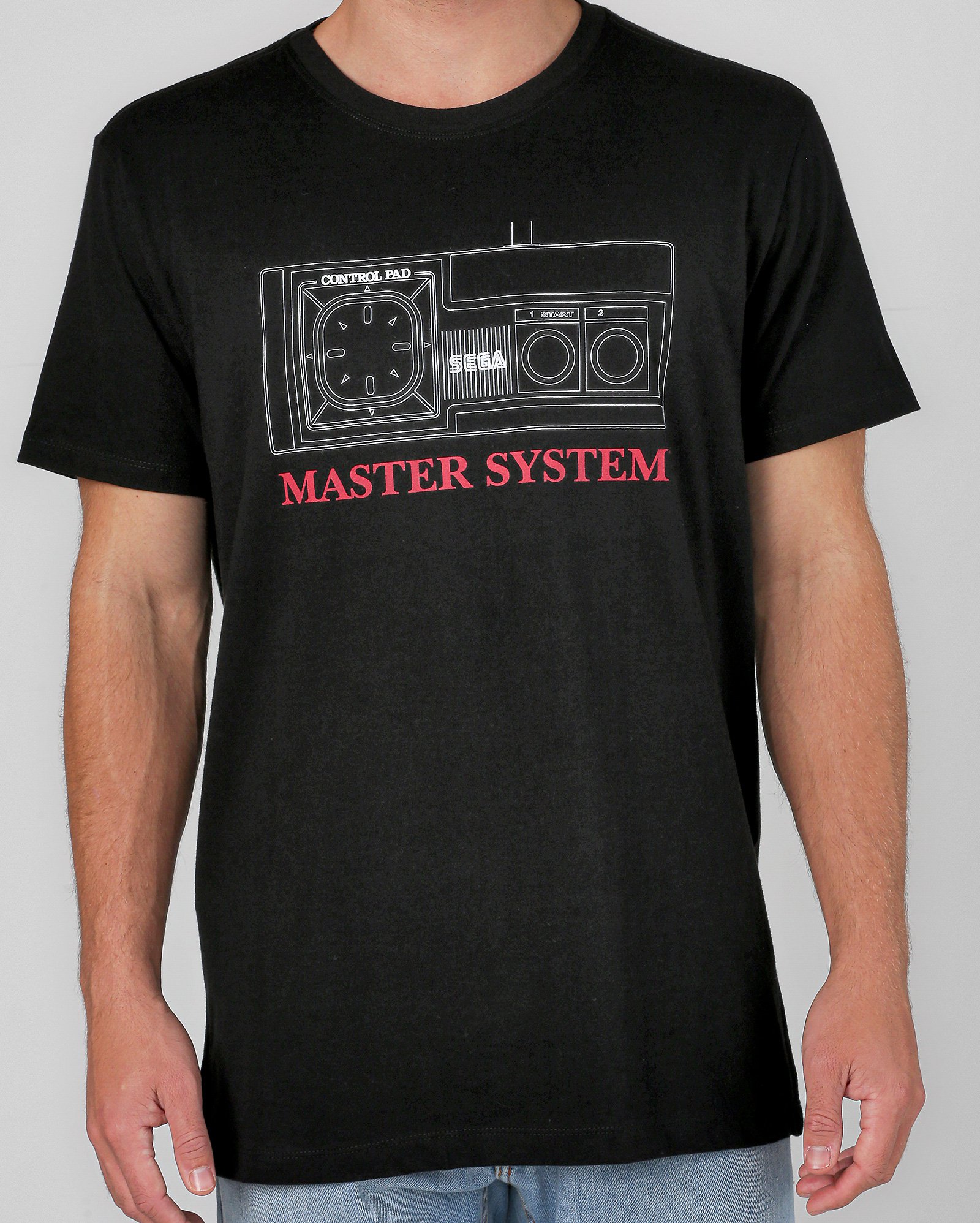 Riachuelo | Camiseta controle Master System preta | Sega