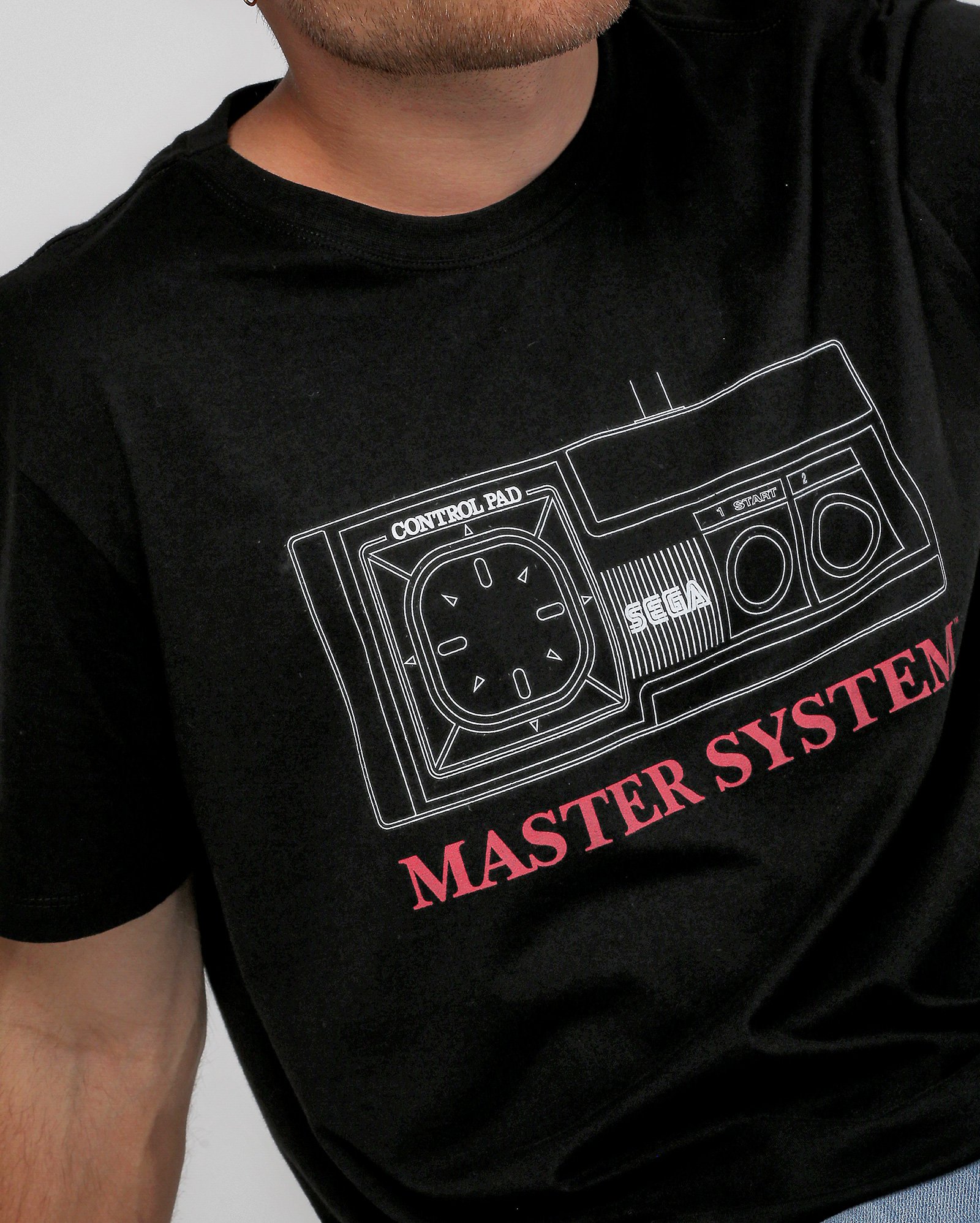 Riachuelo | Camiseta controle Master System preta | Sega