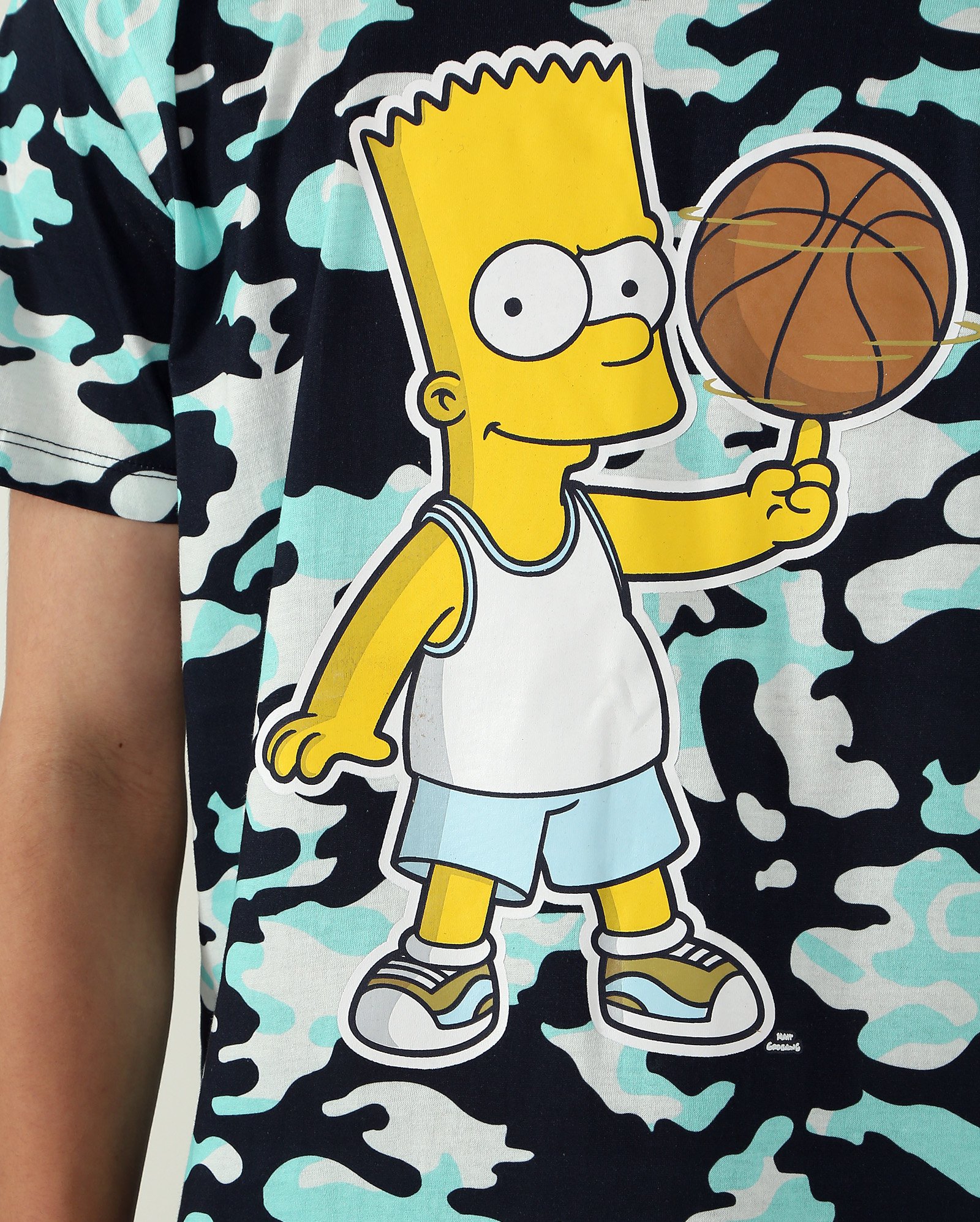 Riachuelo | Camiseta juvenil camuflada Barth Simpson azul | Fox The ...