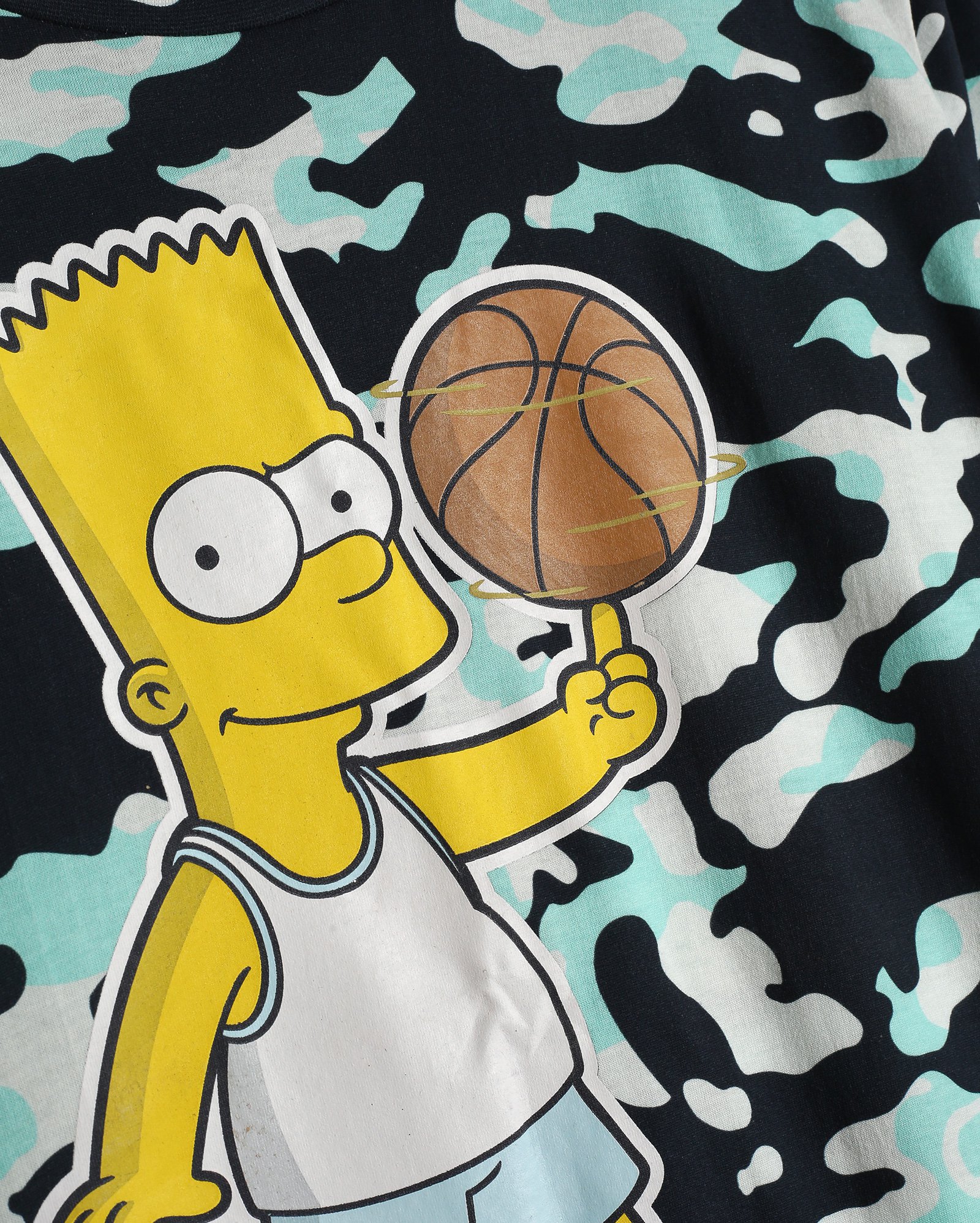Riachuelo | Camiseta juvenil camuflada Barth Simpson azul | Fox The ...