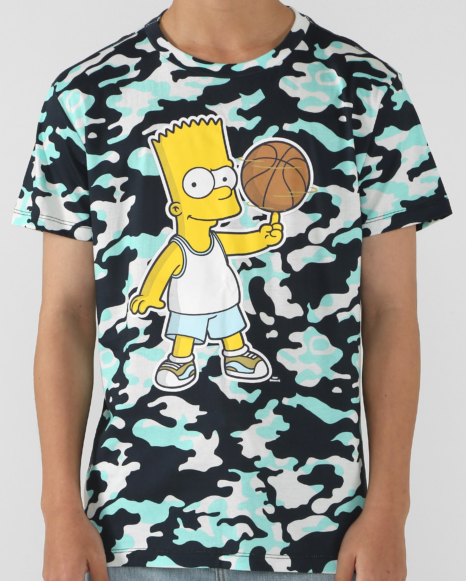 Riachuelo | Camiseta juvenil camuflada Barth Simpson azul | Fox The ...