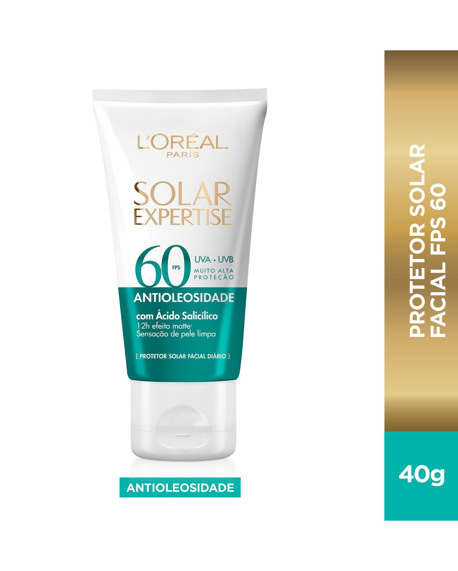 Riachuelo | Protetor solar antioleosidade sem cor FPS60 40g | Loreal Paris