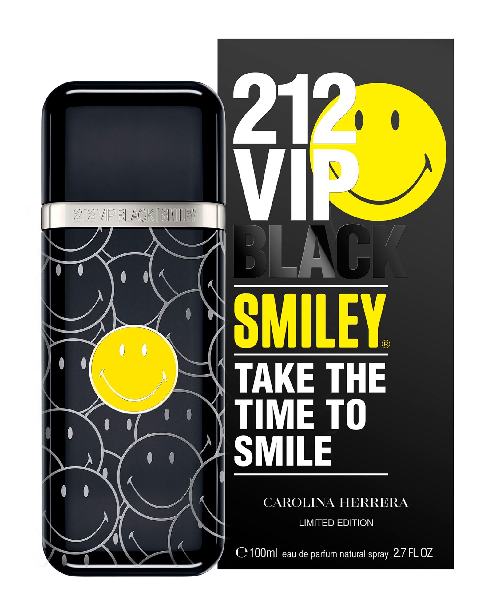Riachuelo | Perfume 212 Vip Black Smiley masculino eau de parfum 100ml ...