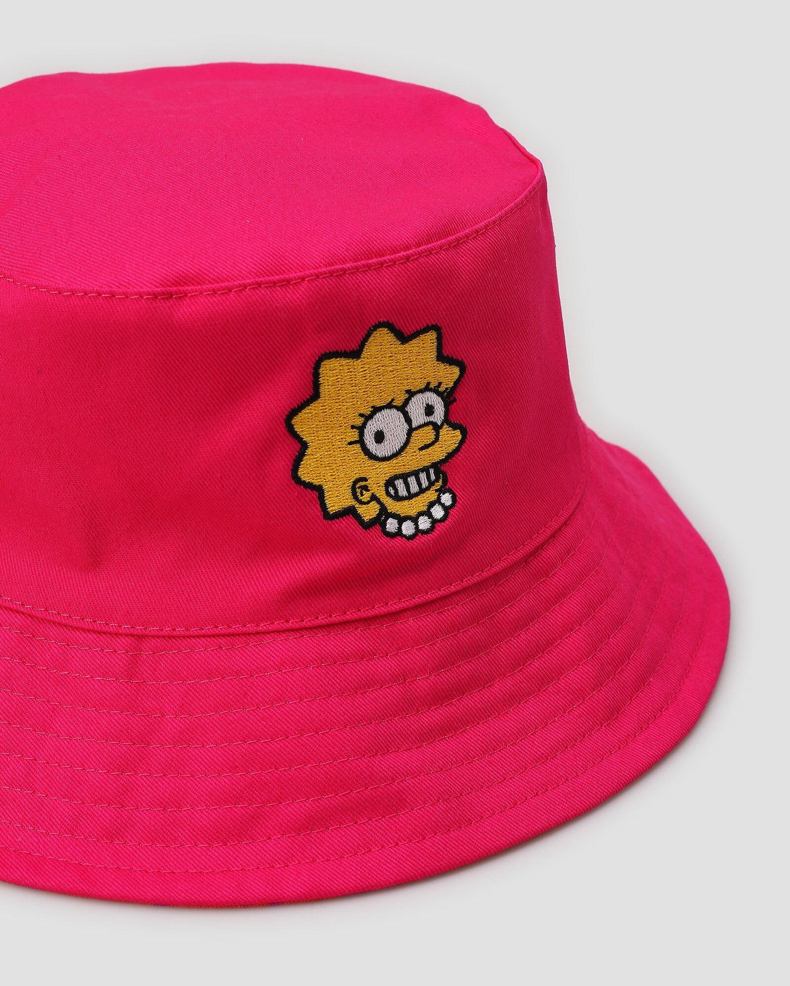 Riachuelo | Chapéu bucket juvenil dupla face Lisa Simpsons rosa | Fox