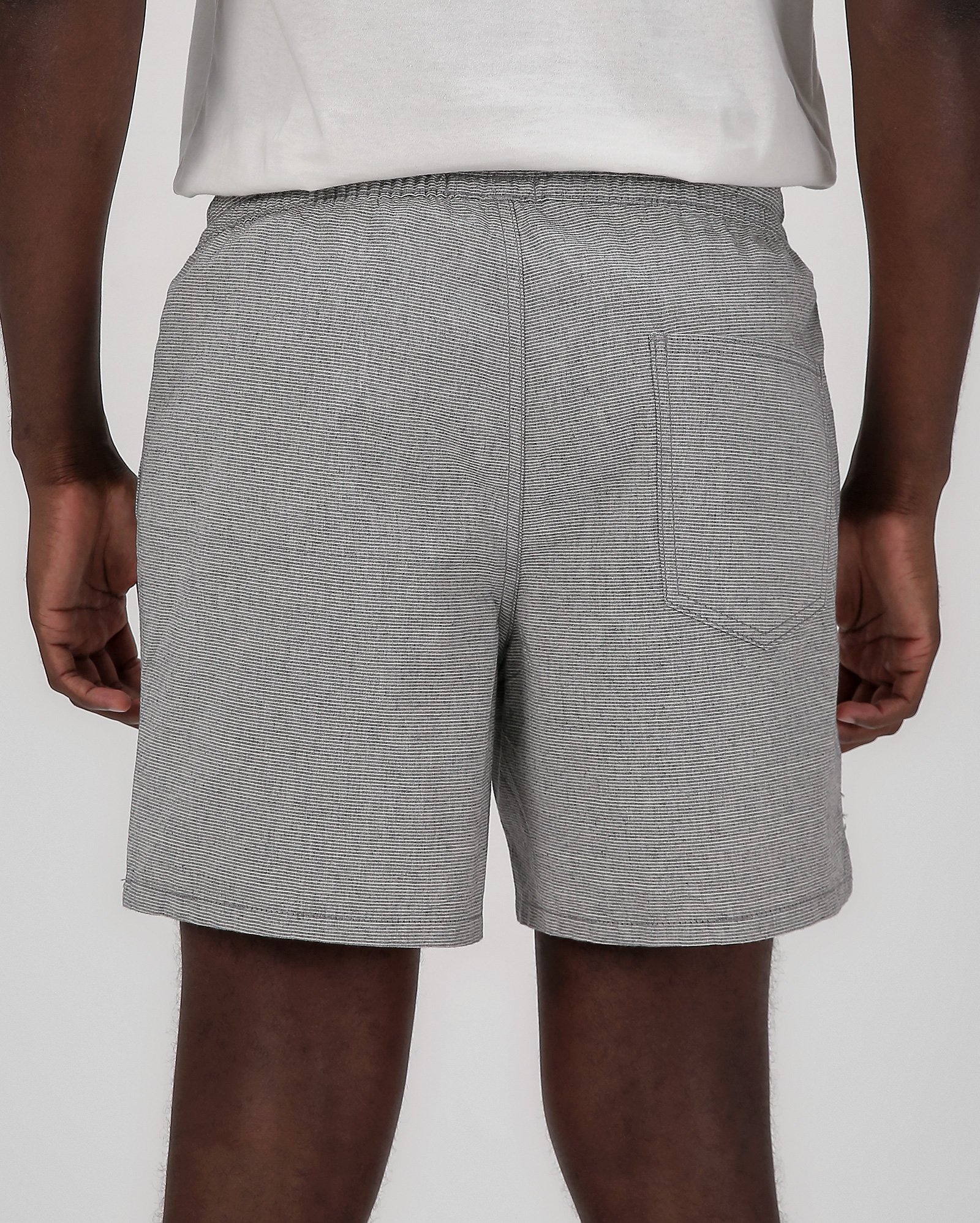 Riachuelo | Short jeans color masculino listrado cinza | Pool by Riachuelo